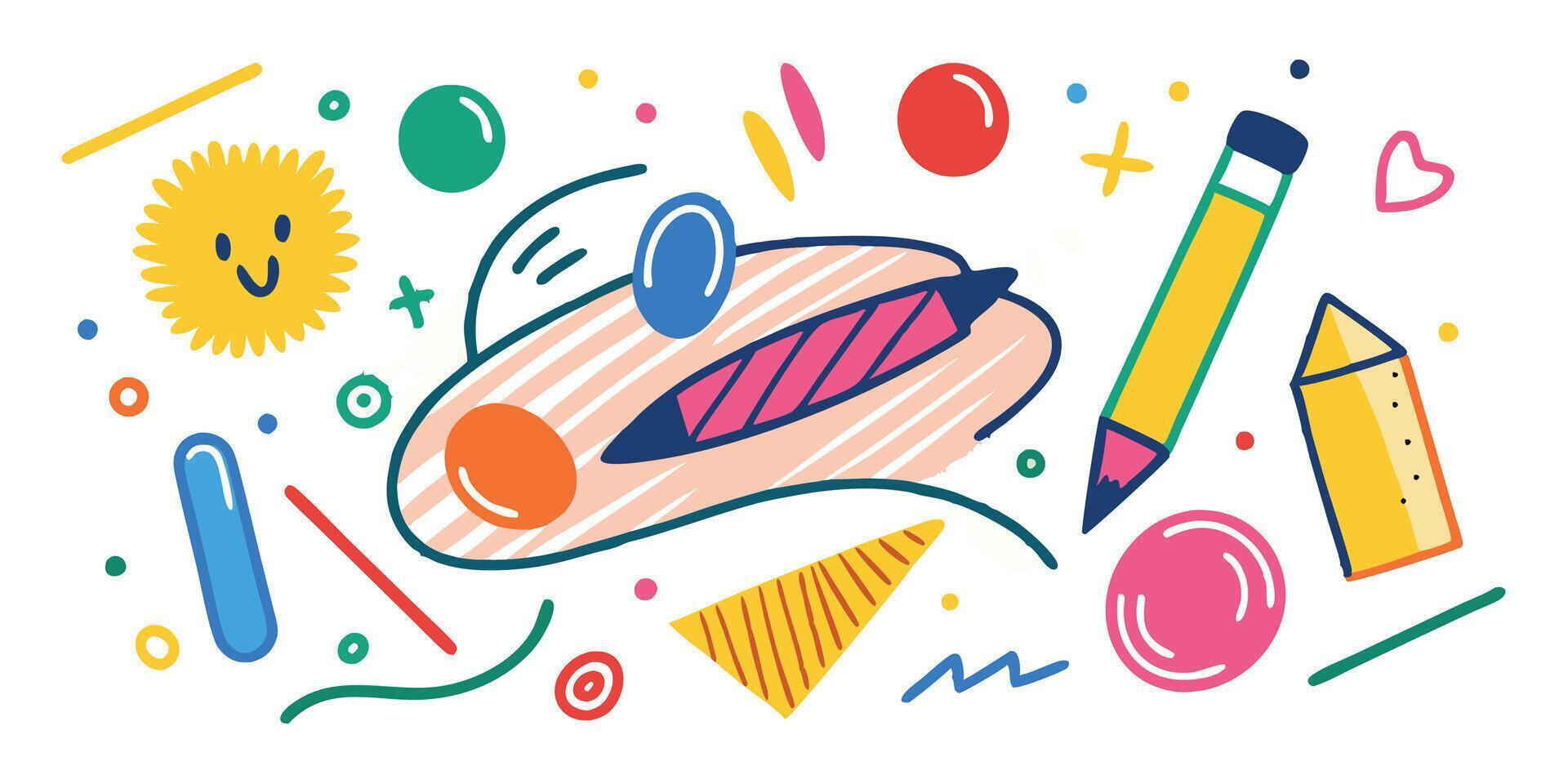 Textured Crayon Stroke Effects 56329257 Vector Art at Vecteezy