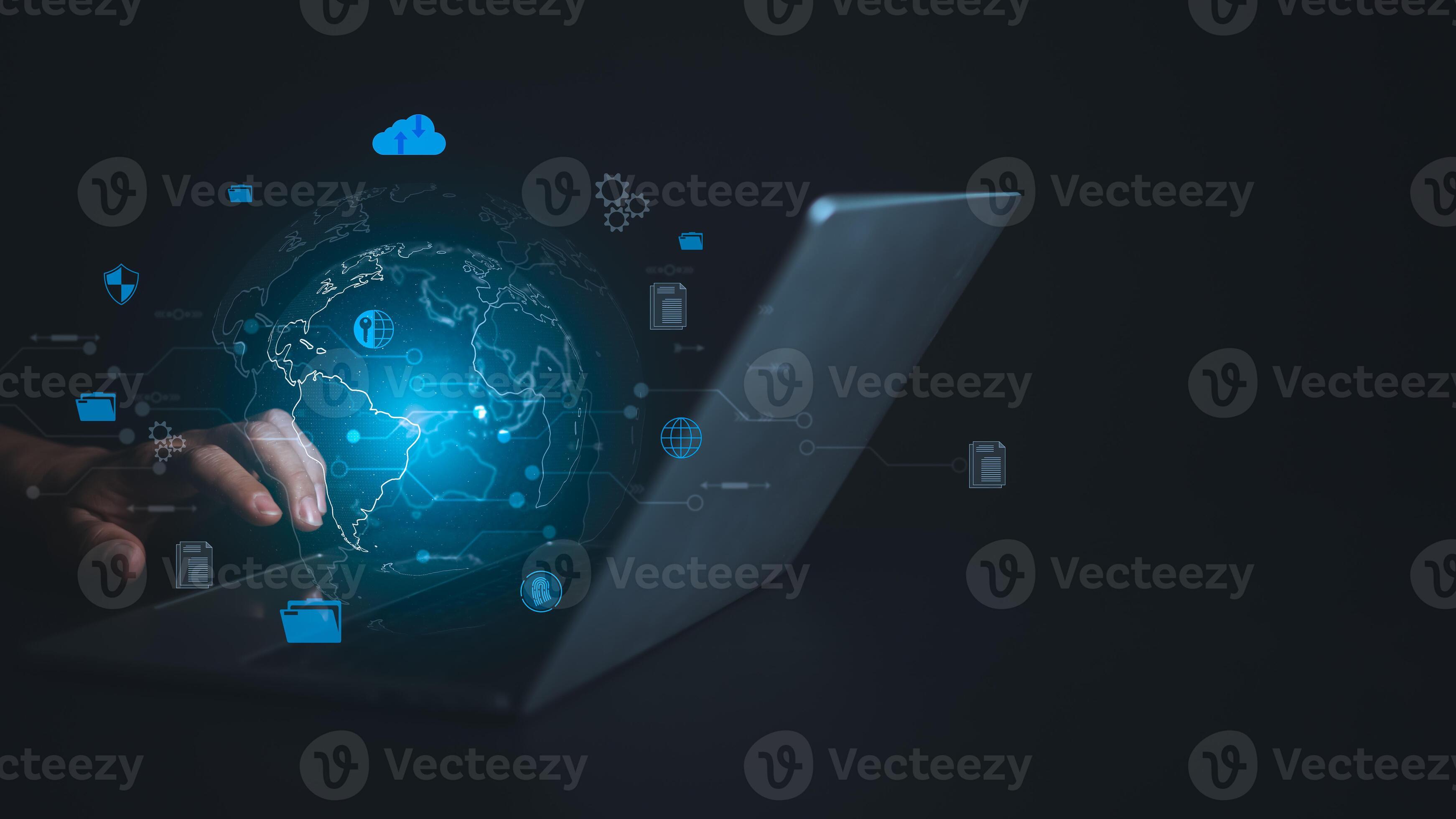 Digital Technology Internet Network Connection Big Data Digital Marketing Iot Internet Of