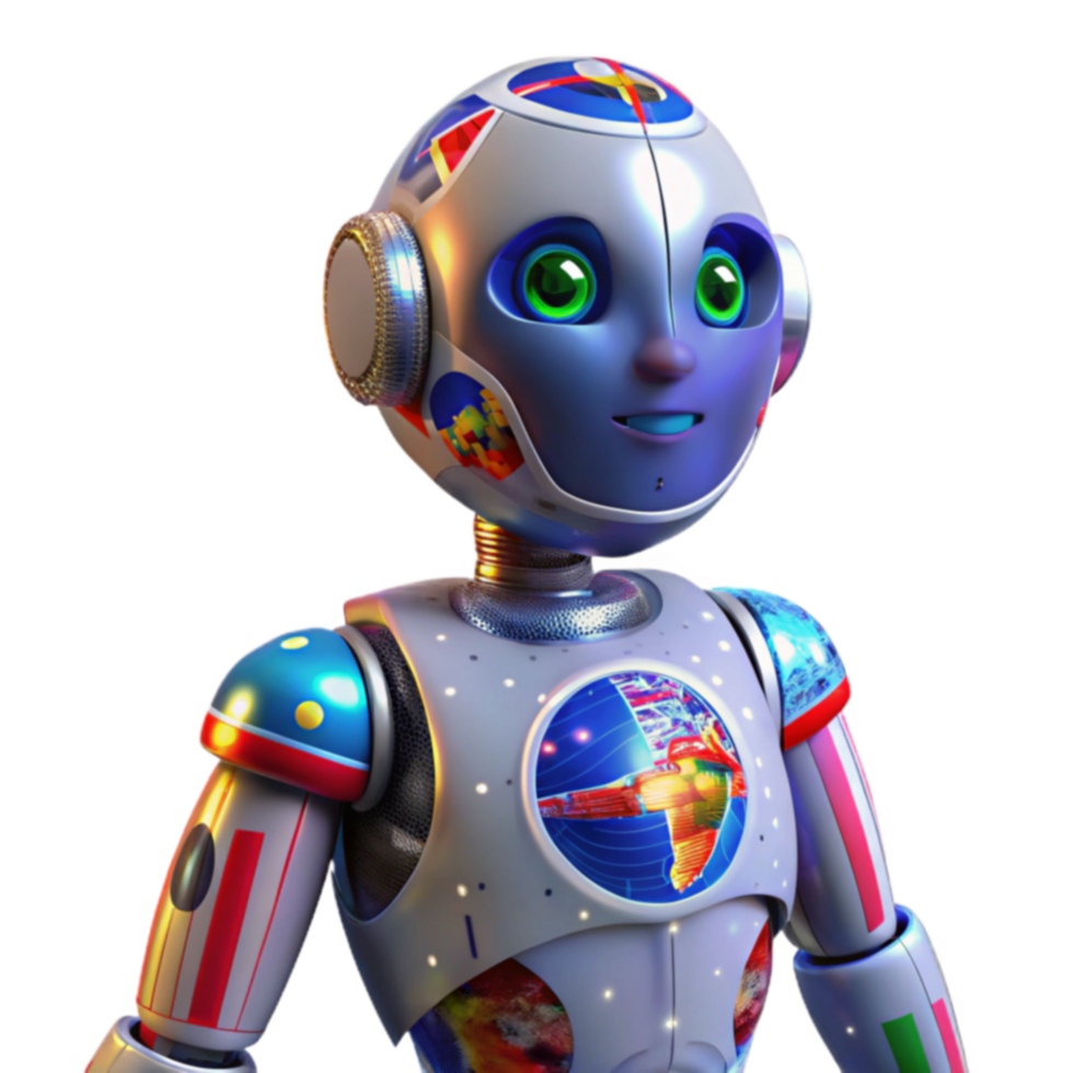 Friendly Robot AI, Childlike Design, Futuristic Technology 56409082 PNG