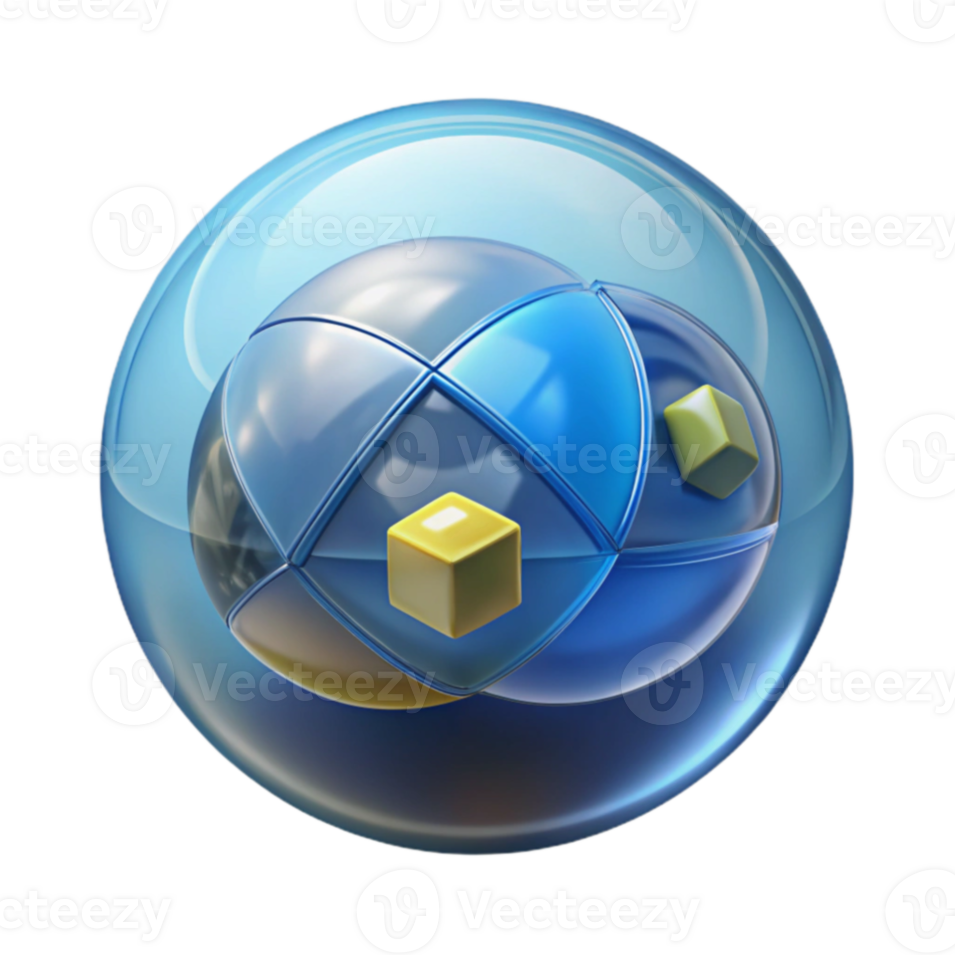 Data Encapsulation Secure 3d Abstract Sphere Concept 56410045 Png