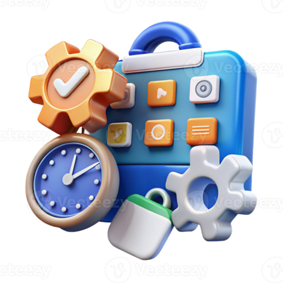 Efficient Task Management Time Planning Productivity 56410338 Png
