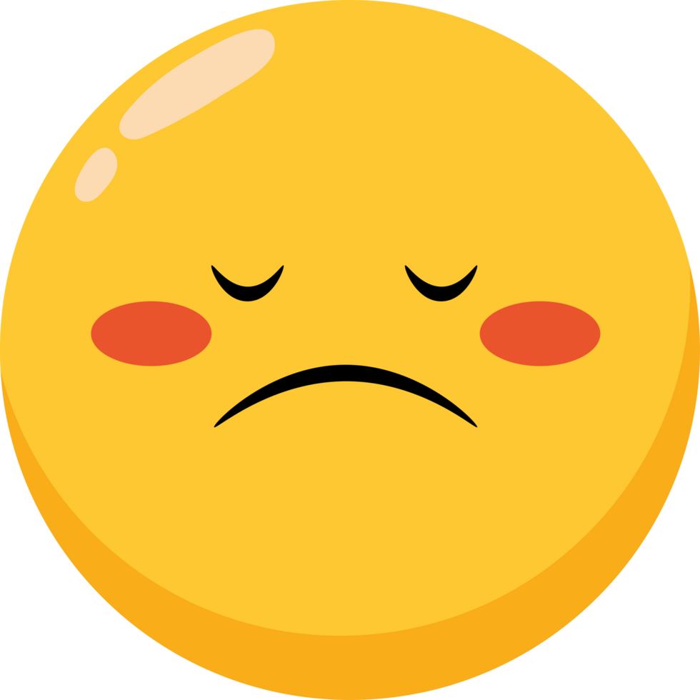 emoticon face sad 56417861 PNG