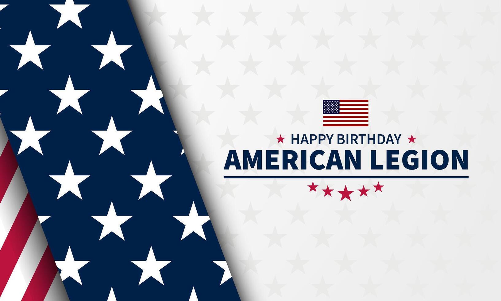 Happy birthday american legion background design with american flag and ornaments 56440530 ...