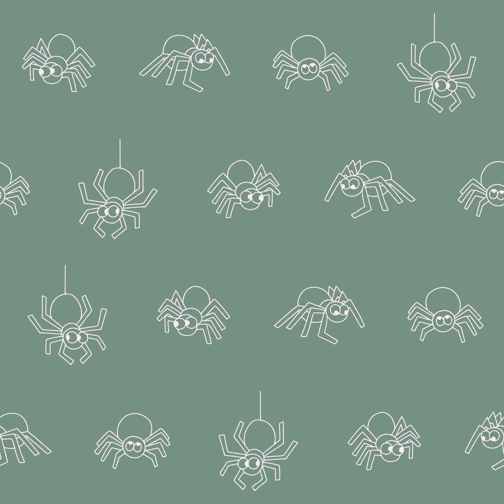 Outline Spider Seamless Pattern Background for Print Fabric Surface ...
