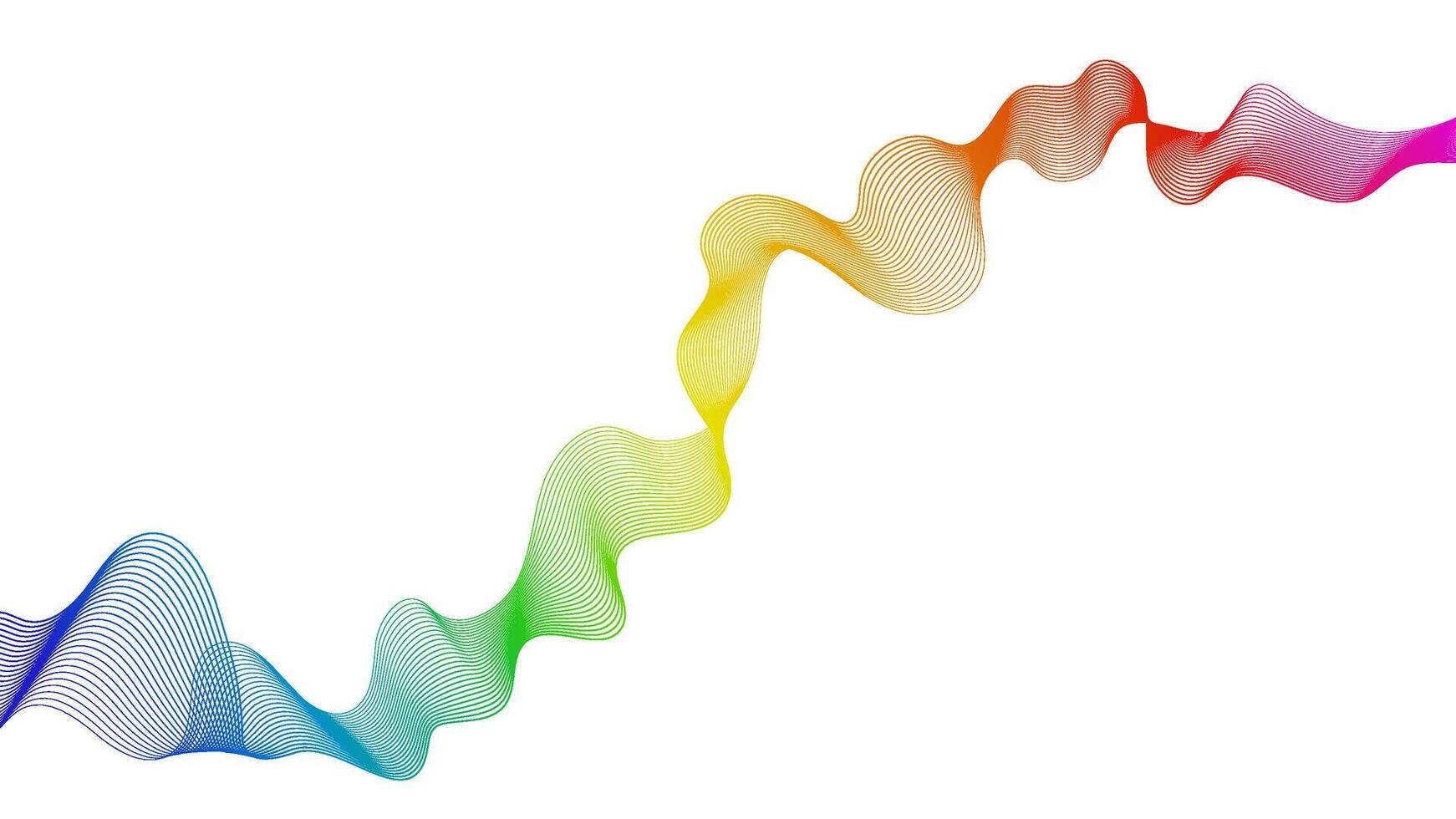 Abstract backdrop with colorful gradient lines on white background. Modern technology background ...