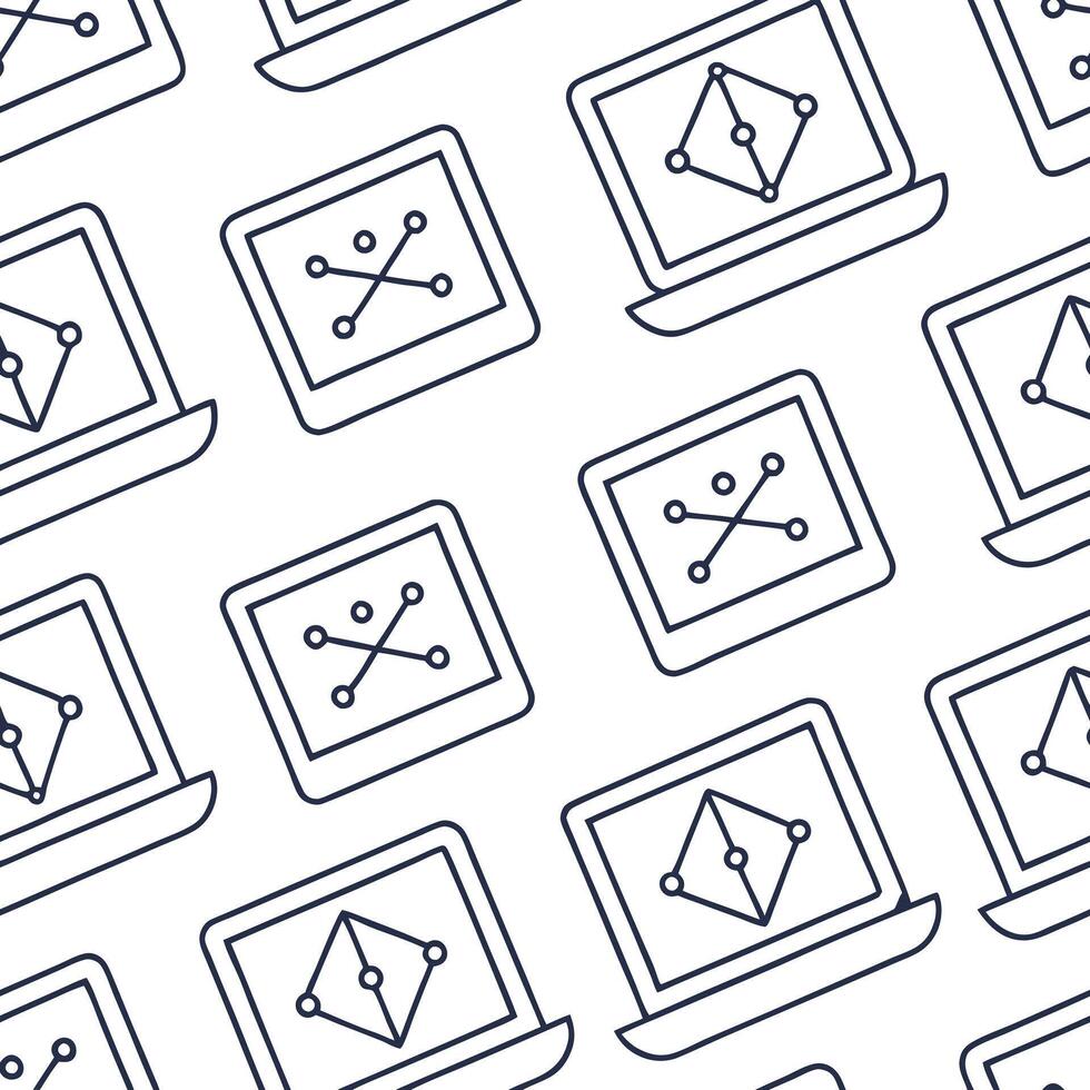 Contemporary Digital Matrix Tile Pattern Integrating Holographic Data Grids And Abstract Code