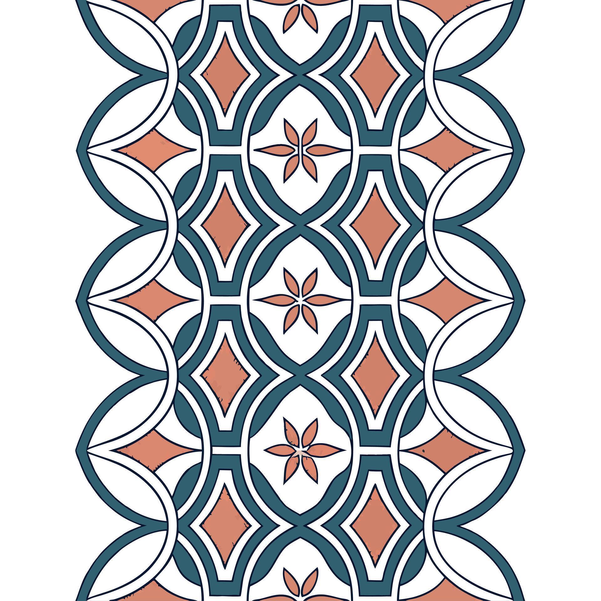 Create intricate geometric tile patterns using traditional weaving ...