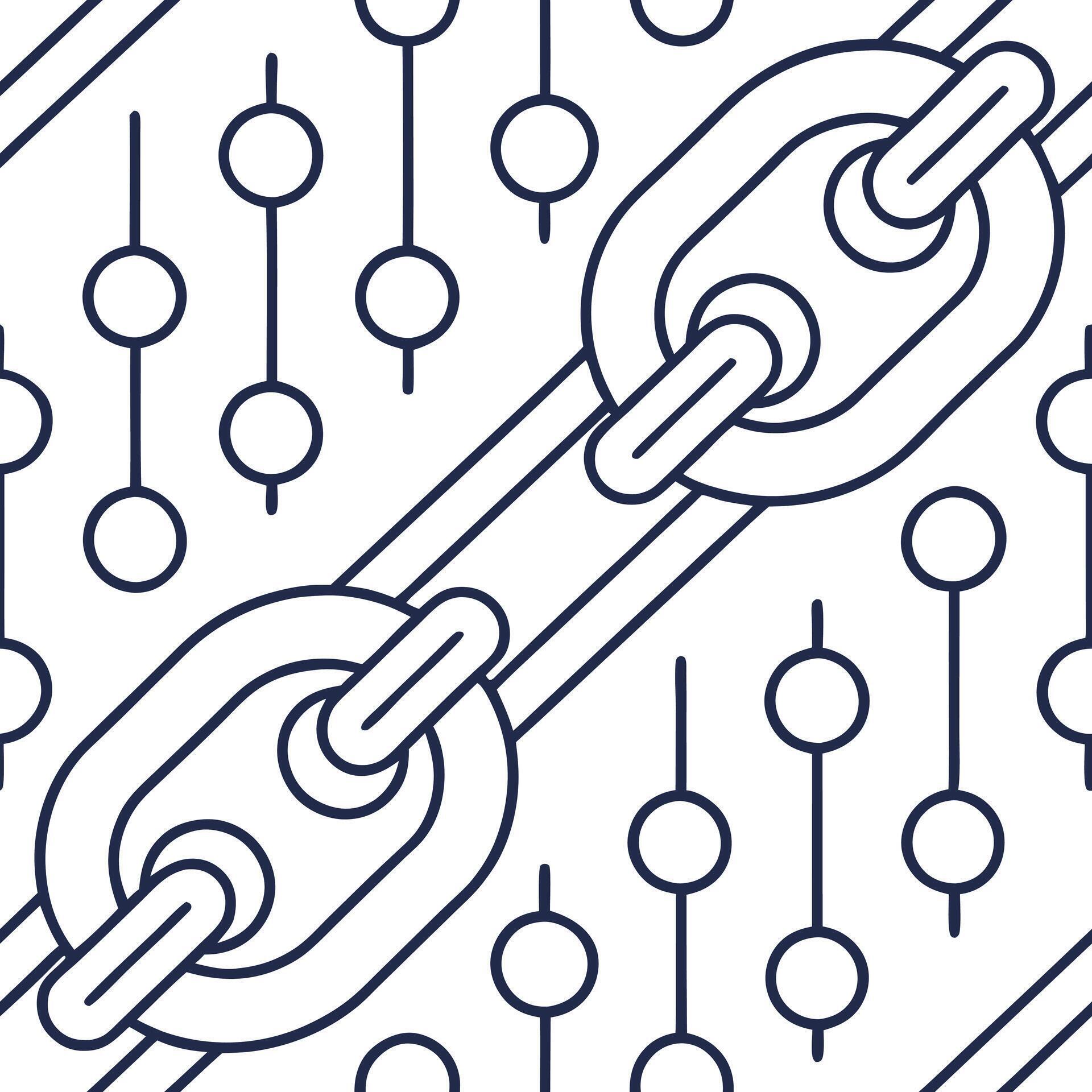 Digital Network Seamless Pattern With Engineered Binary Codes And Schematic Data Links