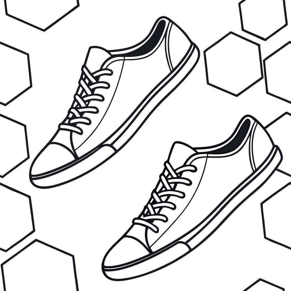 Elegant Seamless Tile Pattern Merging Refined Techno Geometrics With Clean Angular Lines And