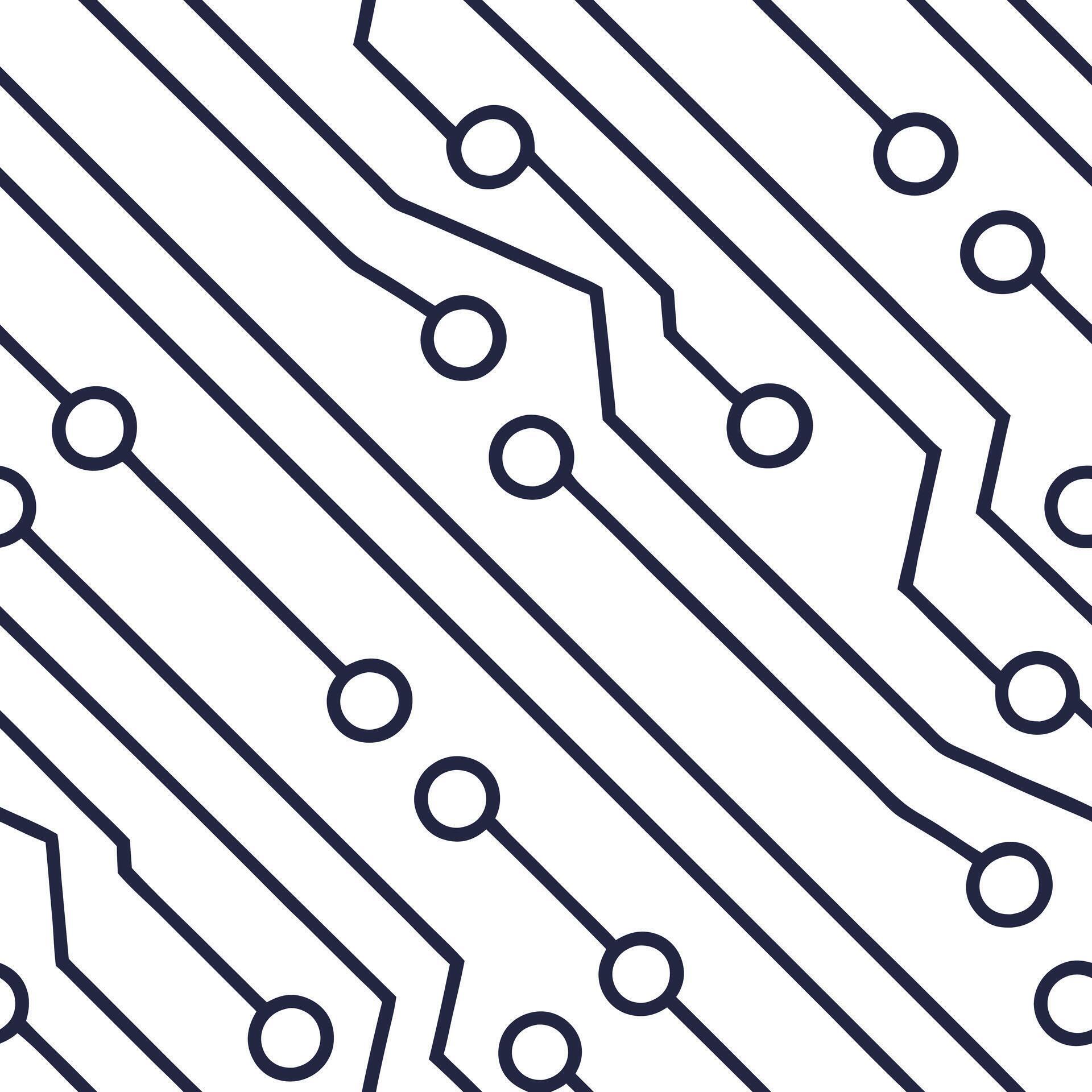 Generate Seamless Tile Patterns Using Techno Lines Integrated With Digital Schematics And
