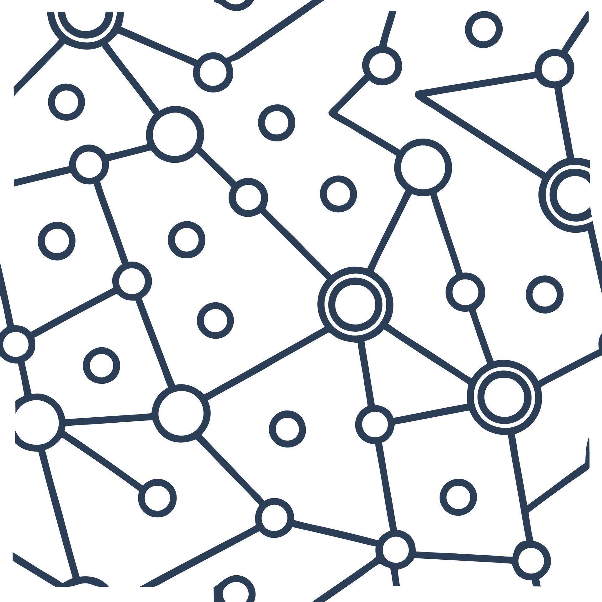 Modern Seamless Tile Design Featuring Digital Cyber Elements With