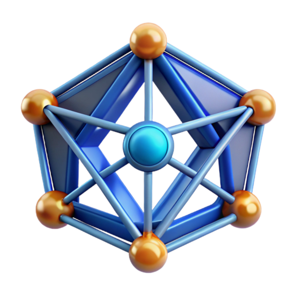 Abstract 3D Geometric Structure Network Model 56479874 PNG Abstract 3D Geometric Structure Network Model 56479874 PNG