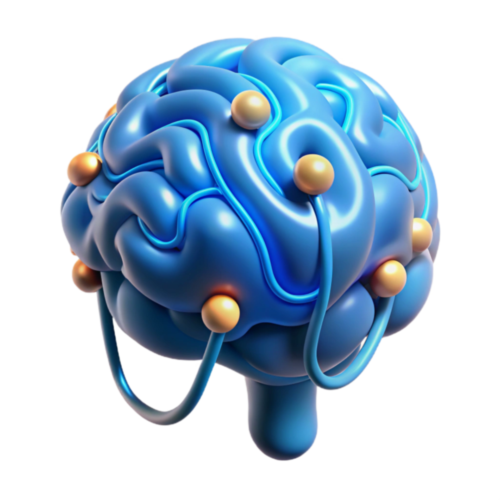 Neural Network Visualization Brain Structure And Connections 56480992 Png