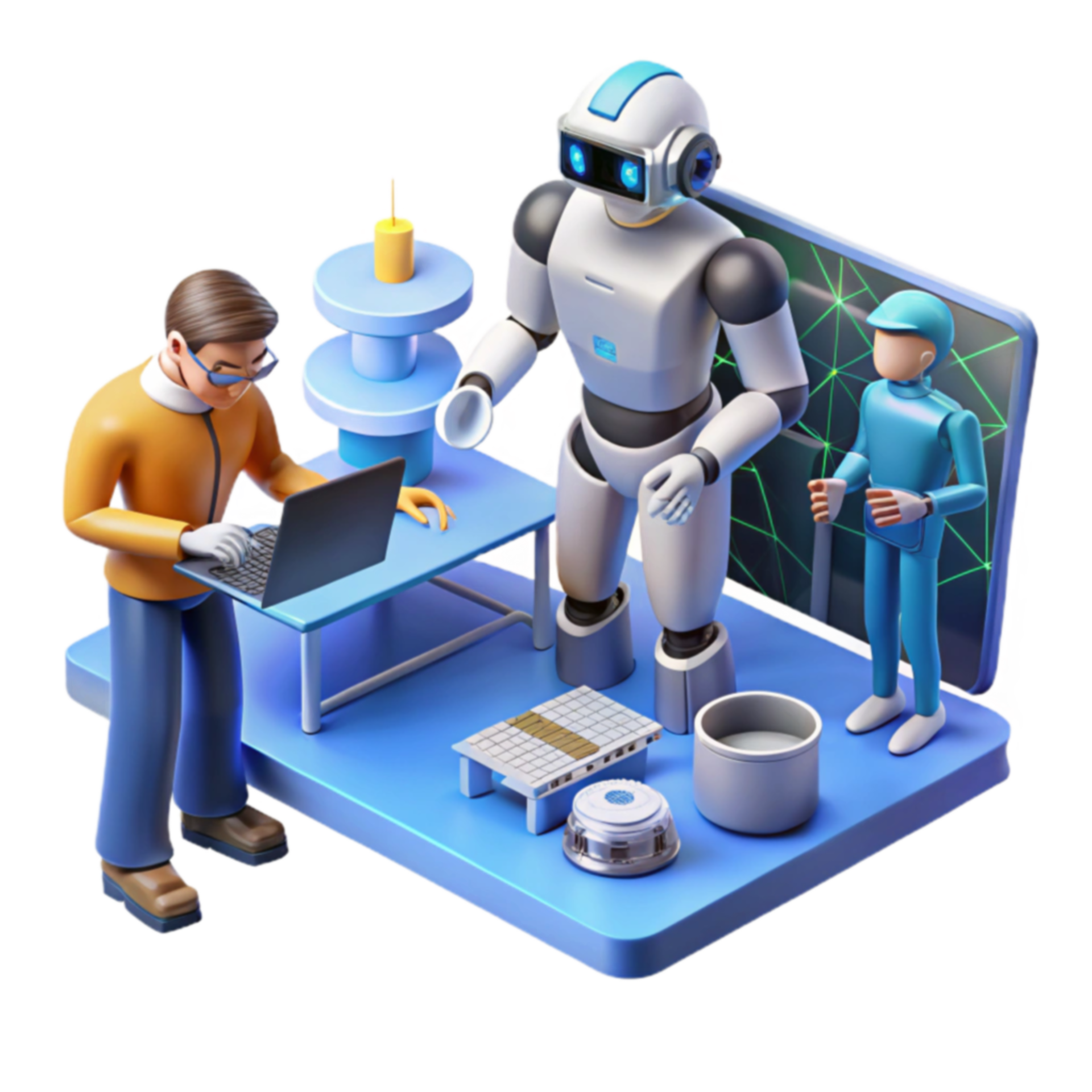 Human Robot Collaboration Future Of Automation In Manufacturing 56483030 Png