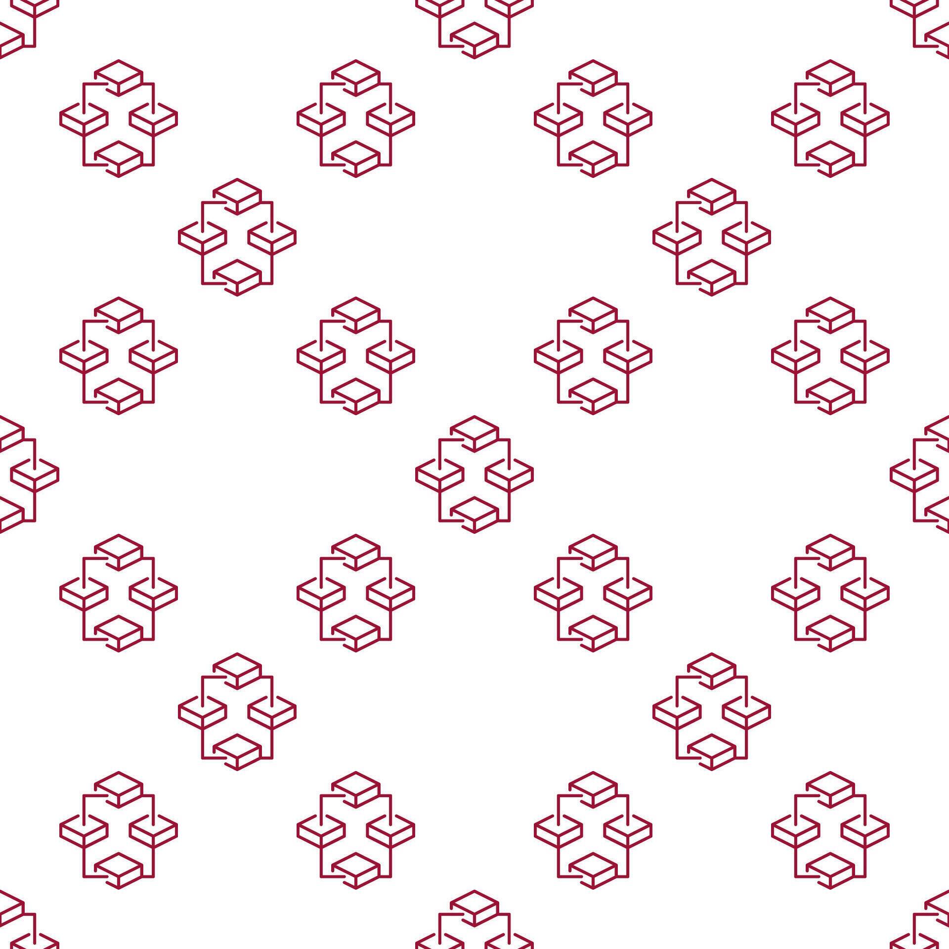 Blockchain Thin Line Seamless Pattern Four Blocks Linear Background 56488183 Vector Art At Vecteezy