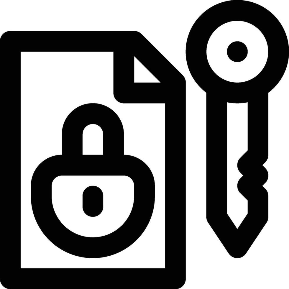 Encryption, Encrypted Data Outline Icon 56508354 Vector Art at Vecteezy