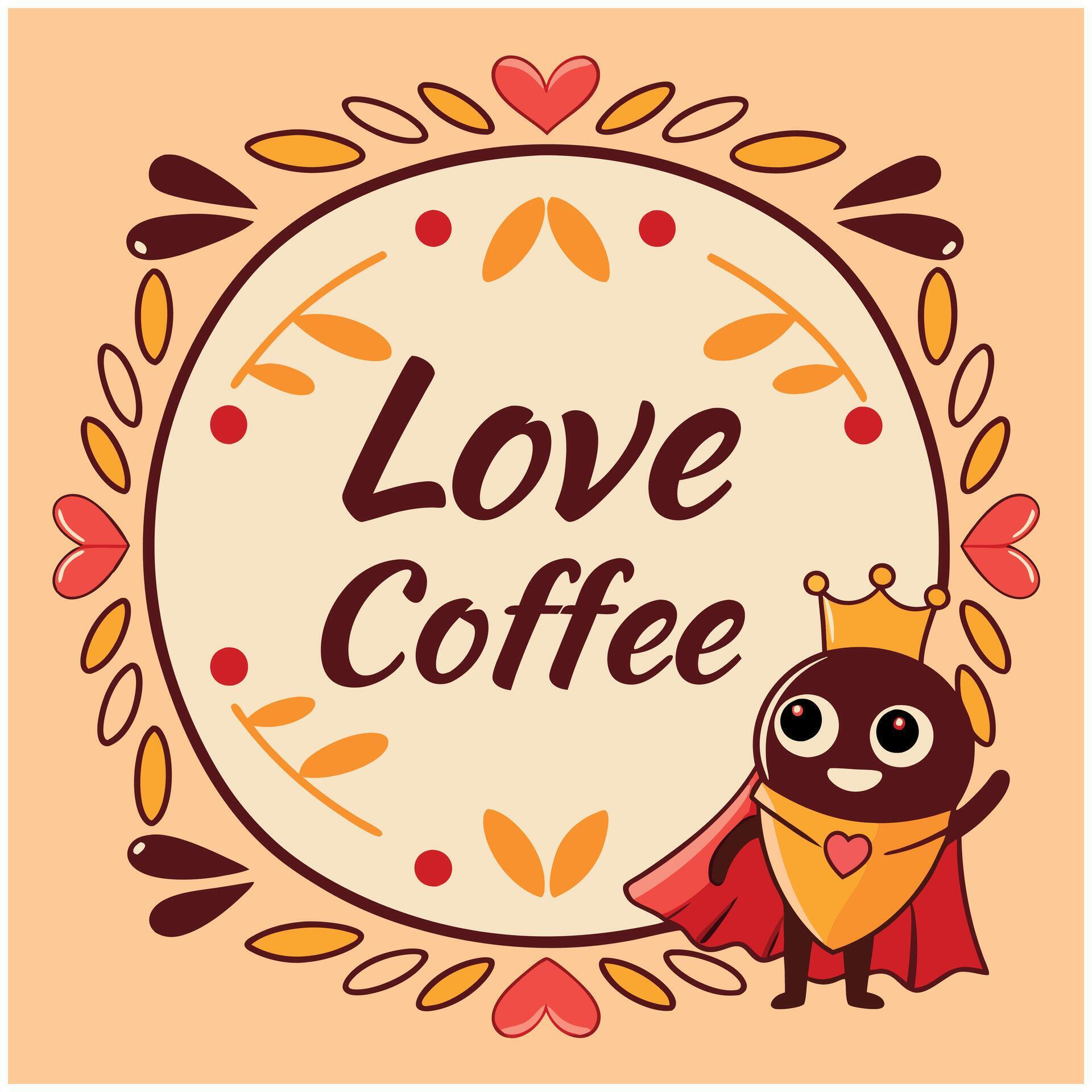 Cute Coffee Design- Love Coffee T-Shirt for Caffeine Lovers 56521366 ...