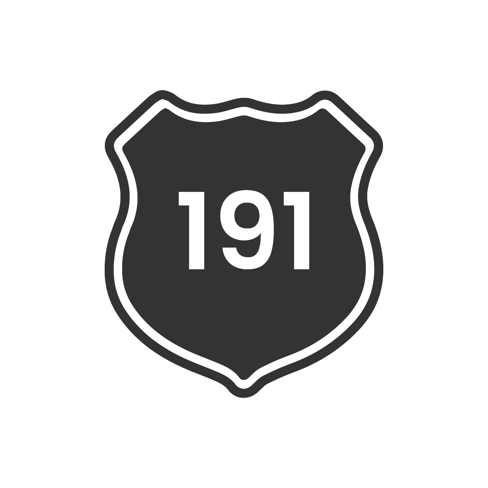 A black and white logo with the number 191 56523547 PNG