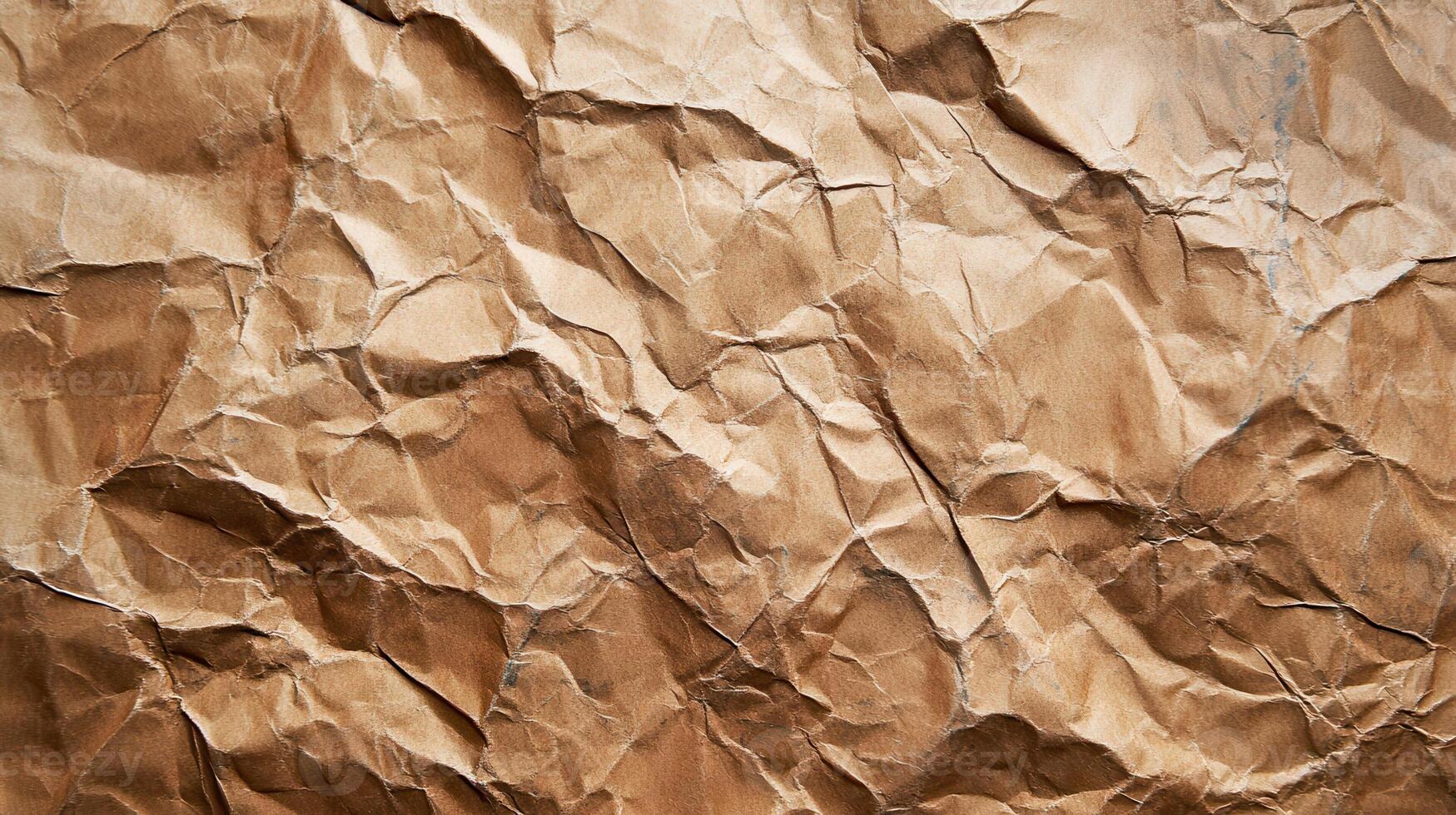 Crumpled brown paper texture background 56531593 Stock Photo at Vecteezy