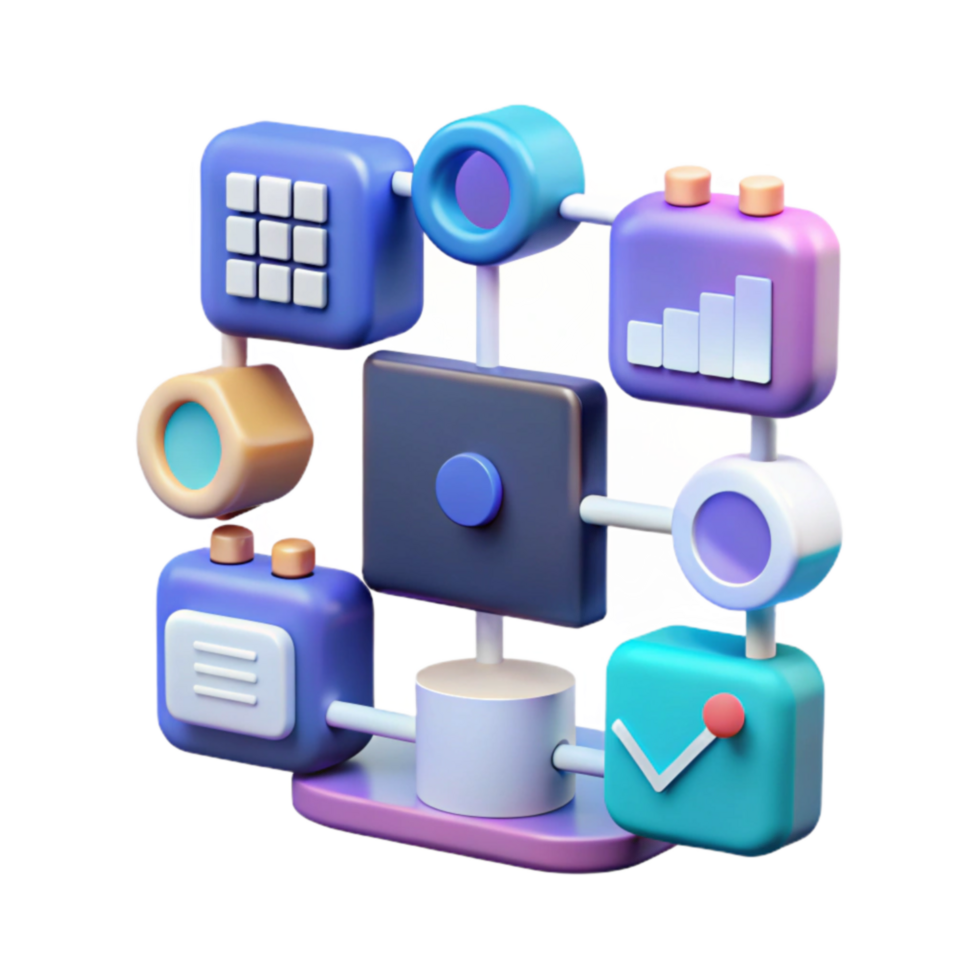 System Integration Data Flow Process Automation 56547445 Png