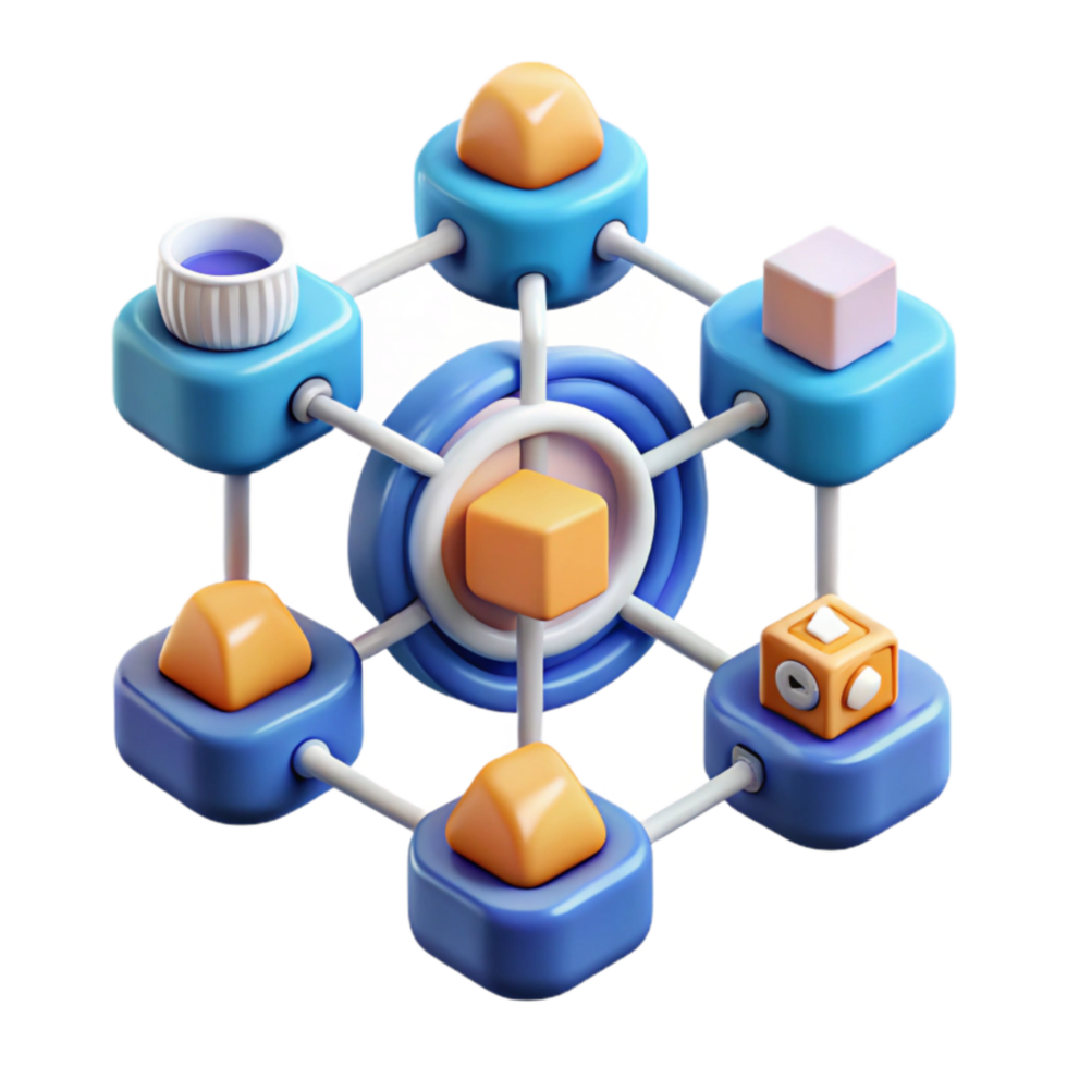 Connected System Data Integration Network Visualization 56547754 Png