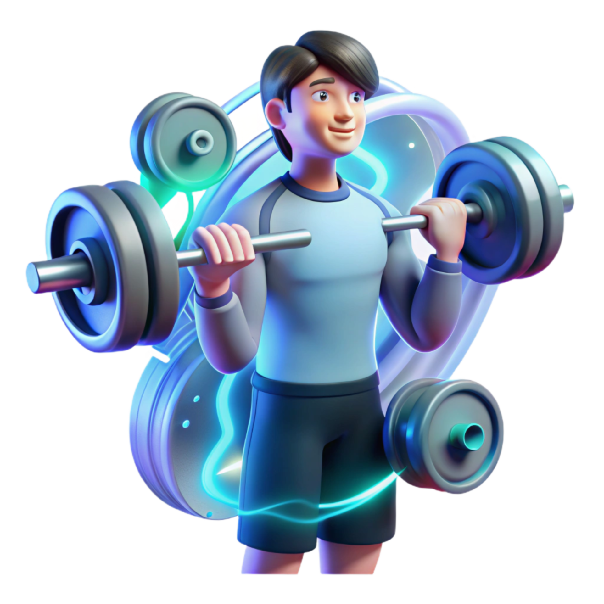Strength Training Build Muscle, 3D Illustration 56550389 PNG