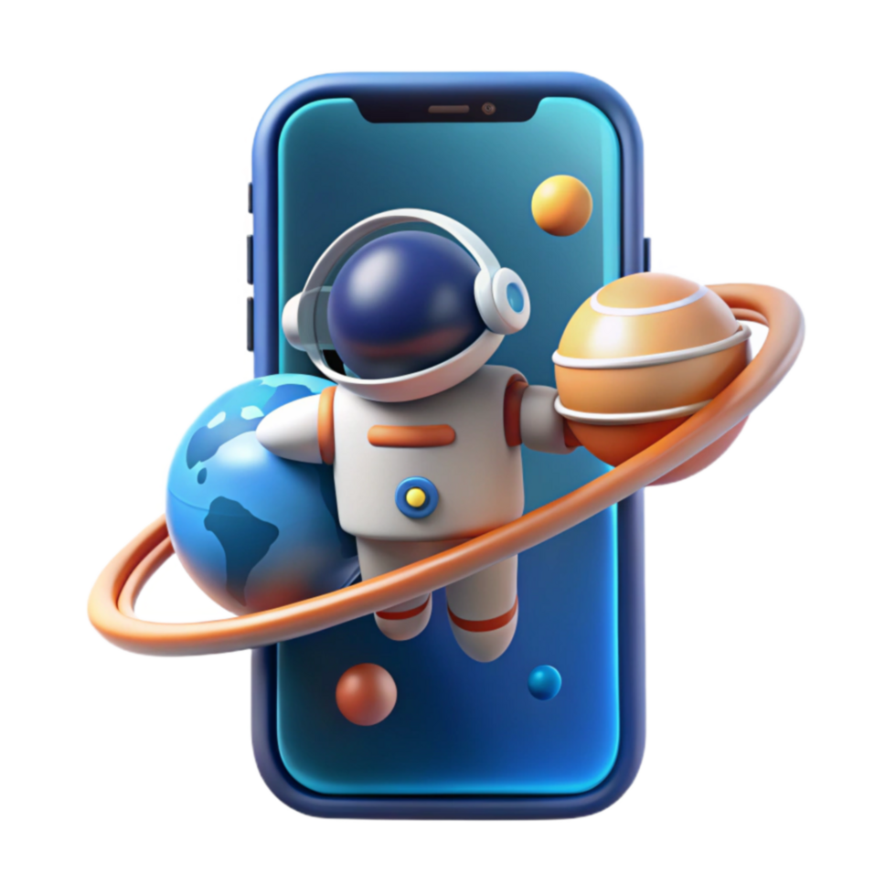 Astronaut, Planets, Mobile App, Space Exploration, 3D Render, Galaxy ...