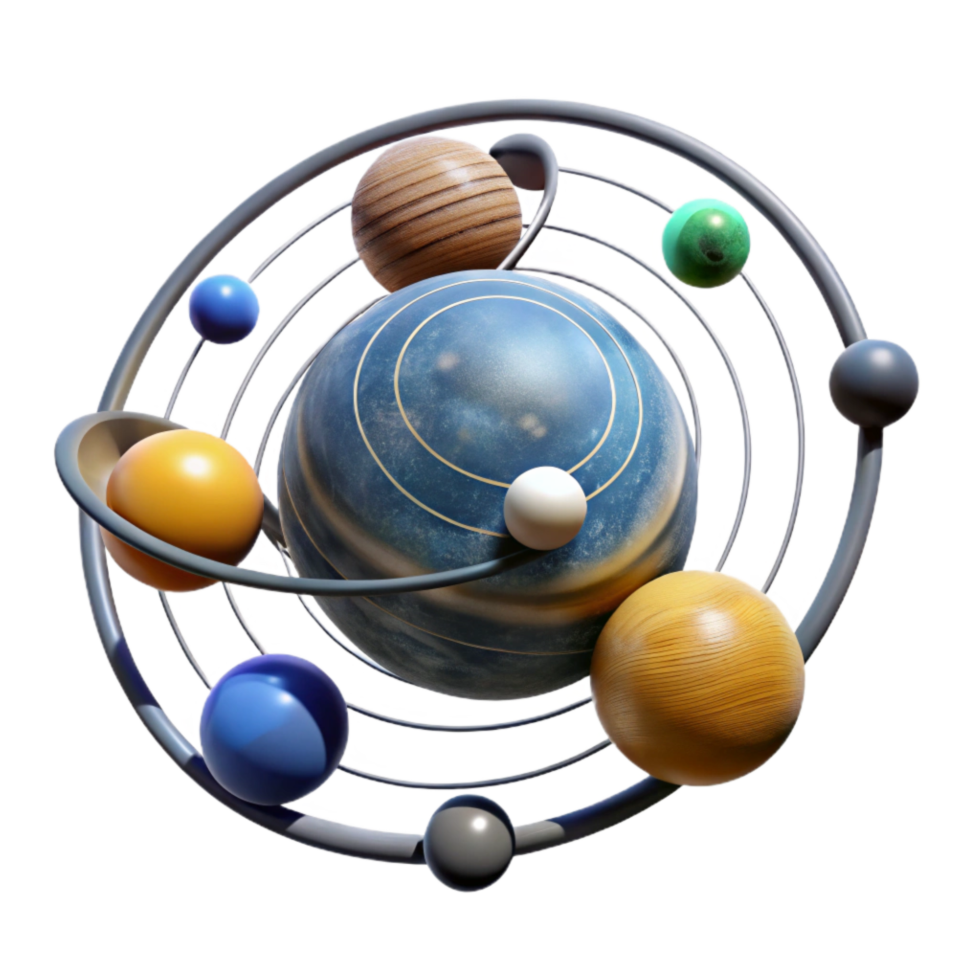 Cosmic Orbits Planetary System Visualization 56552022 PNG