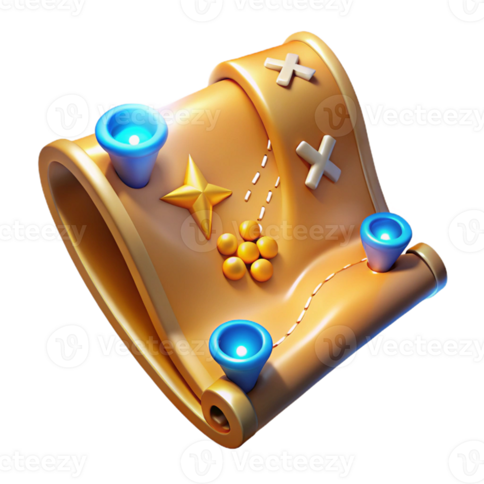 extraordinary minimalist 3D Render Treasure Map Illustration authentic ... extraordinary minimalist 3D Render Treasure Map Illustration authentic ...