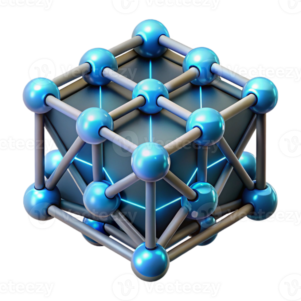 Network Structure Interconnected Nodes And Links 56553821 Png
