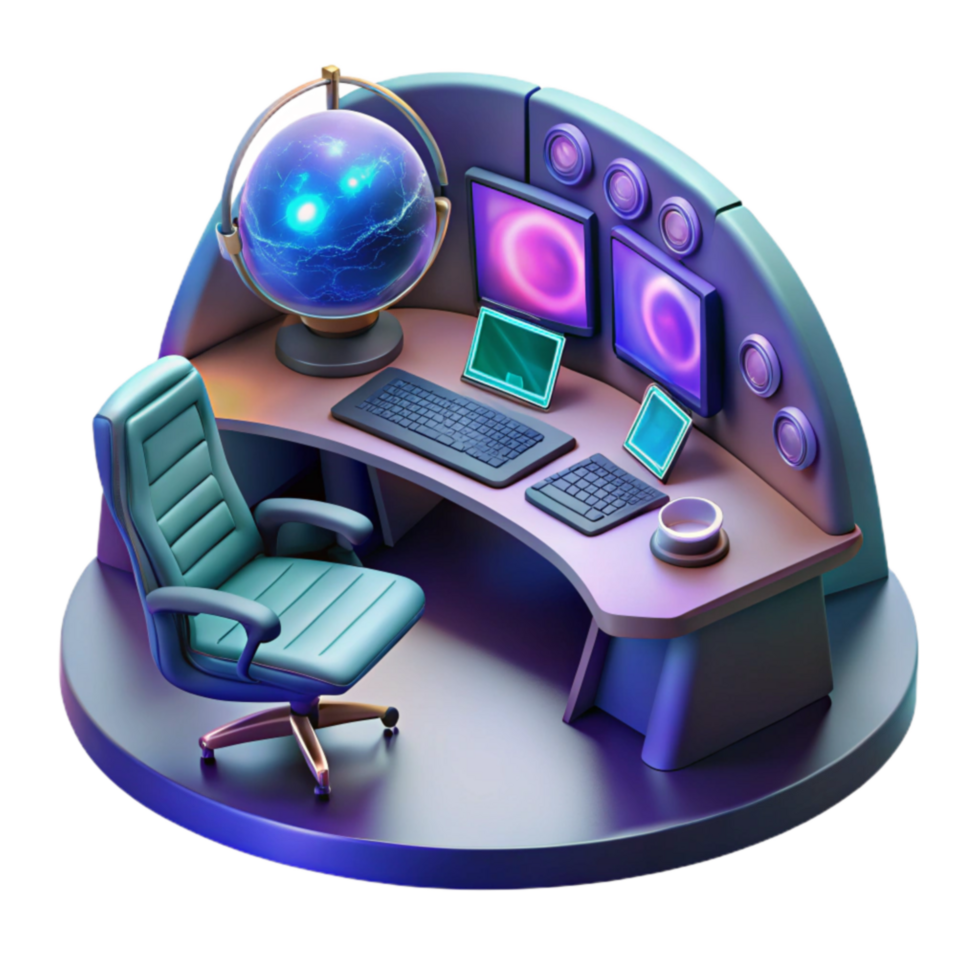 Ultimate Gaming Setup Ergonomic Workstation with Multi-Monitor Display ... Ultimate Gaming Setup Ergonomic Workstation with Multi-Monitor Display ...