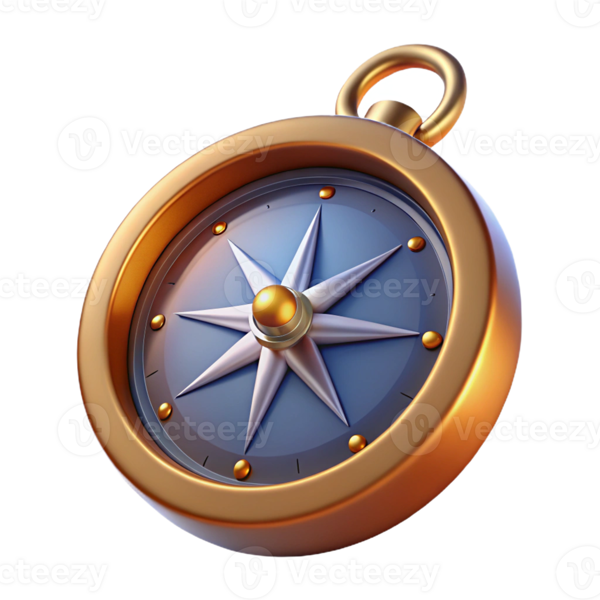 elegant vintage 3D Compass Illustration Gold Accents high resolution ...