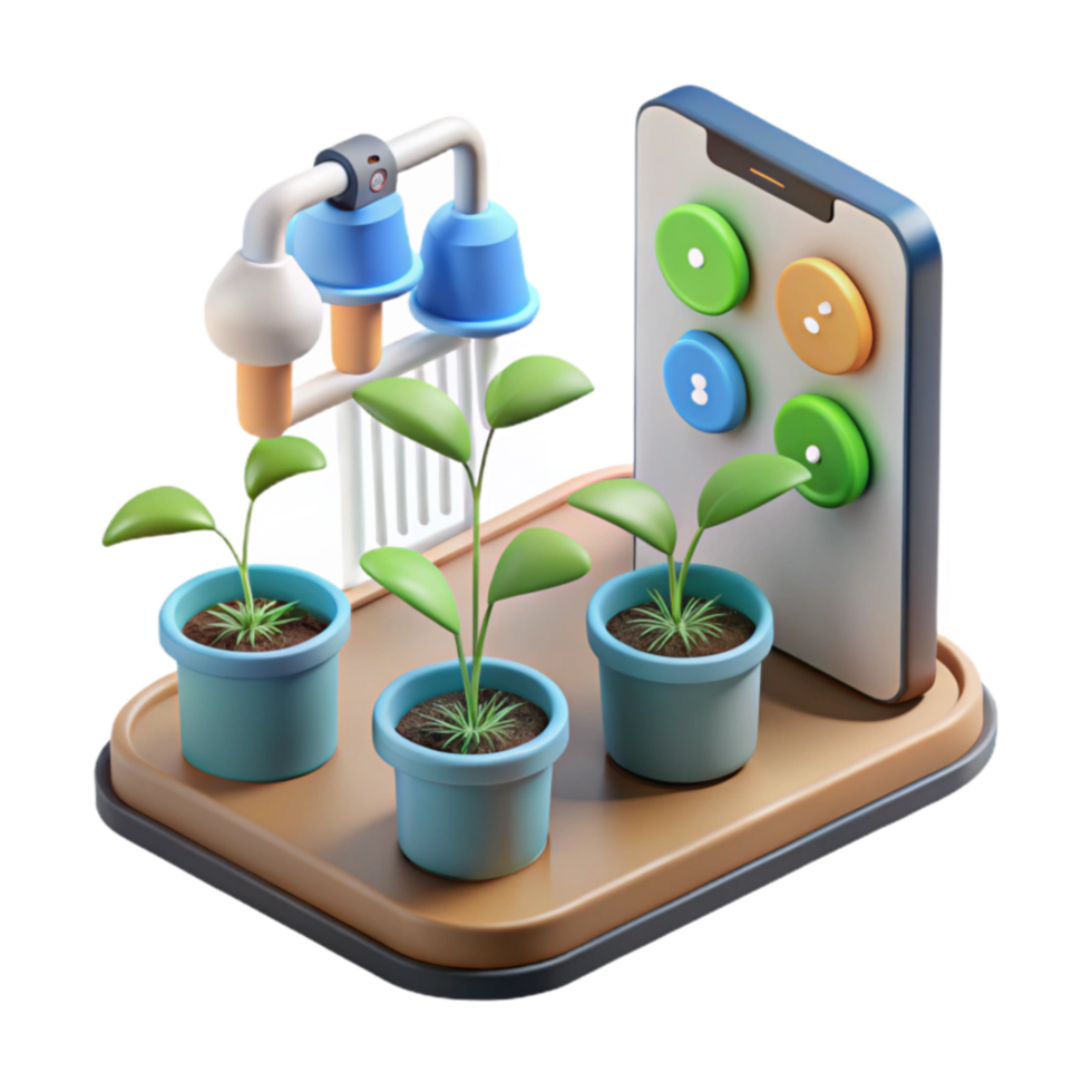 Smart Home Gardening System Automated Plant Care 56559444 PNG Smart Home Gardening System Automated Plant Care 56559444 PNG