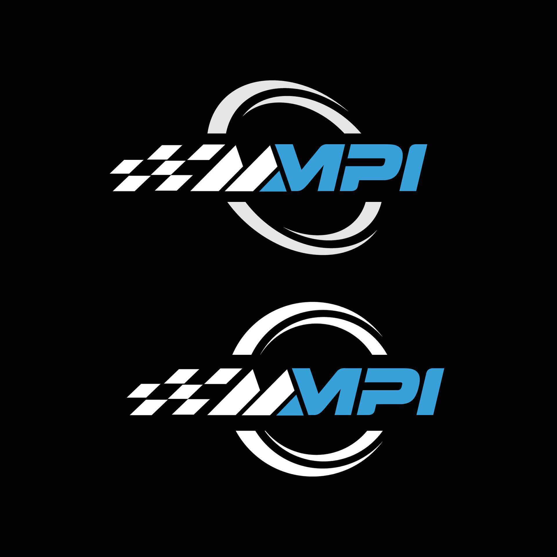 Logo race with letter MPI for automotive race insurance 56568555 Vector Art at Vecteezy