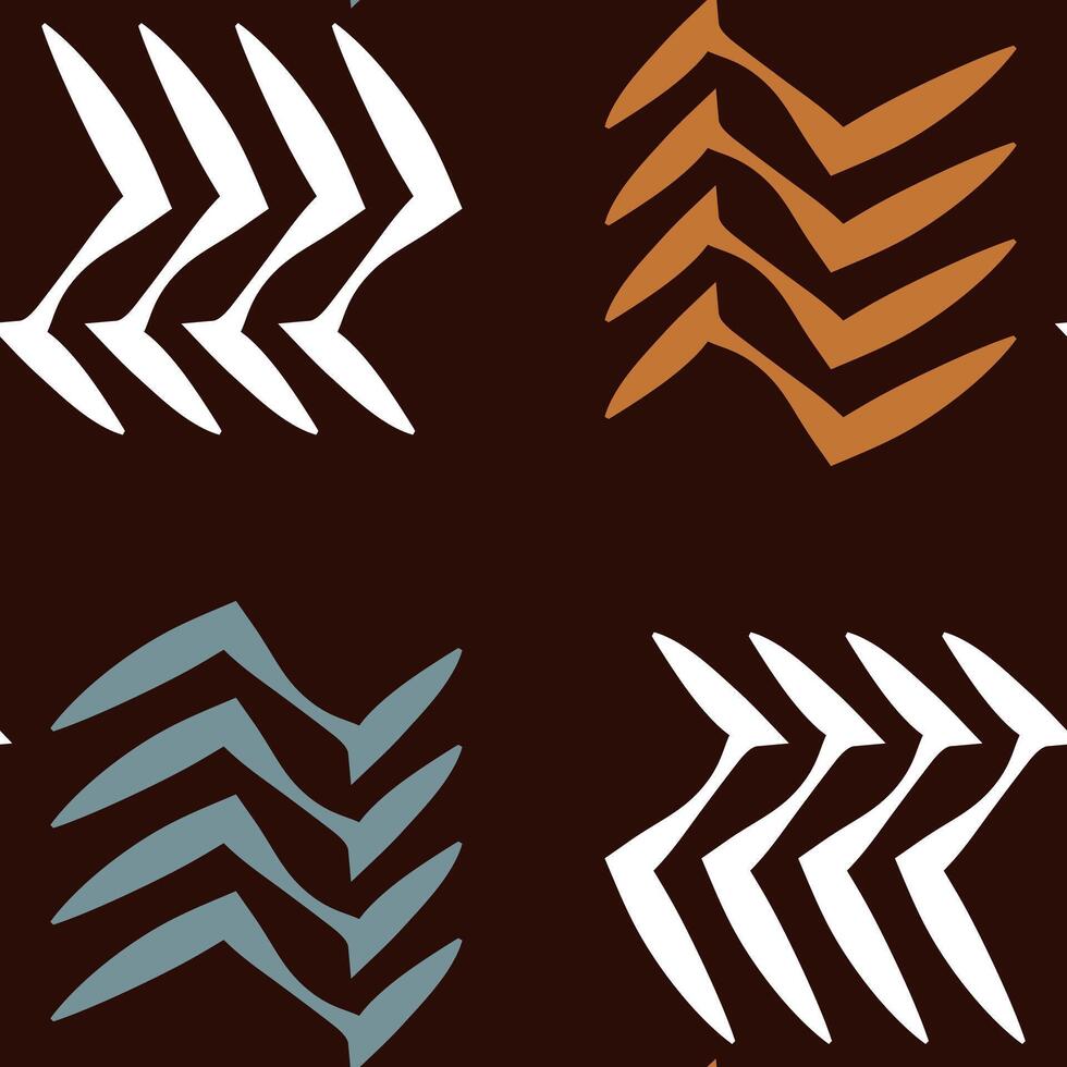 The modern zigzag seamless geometric pattern composed of small squares ...