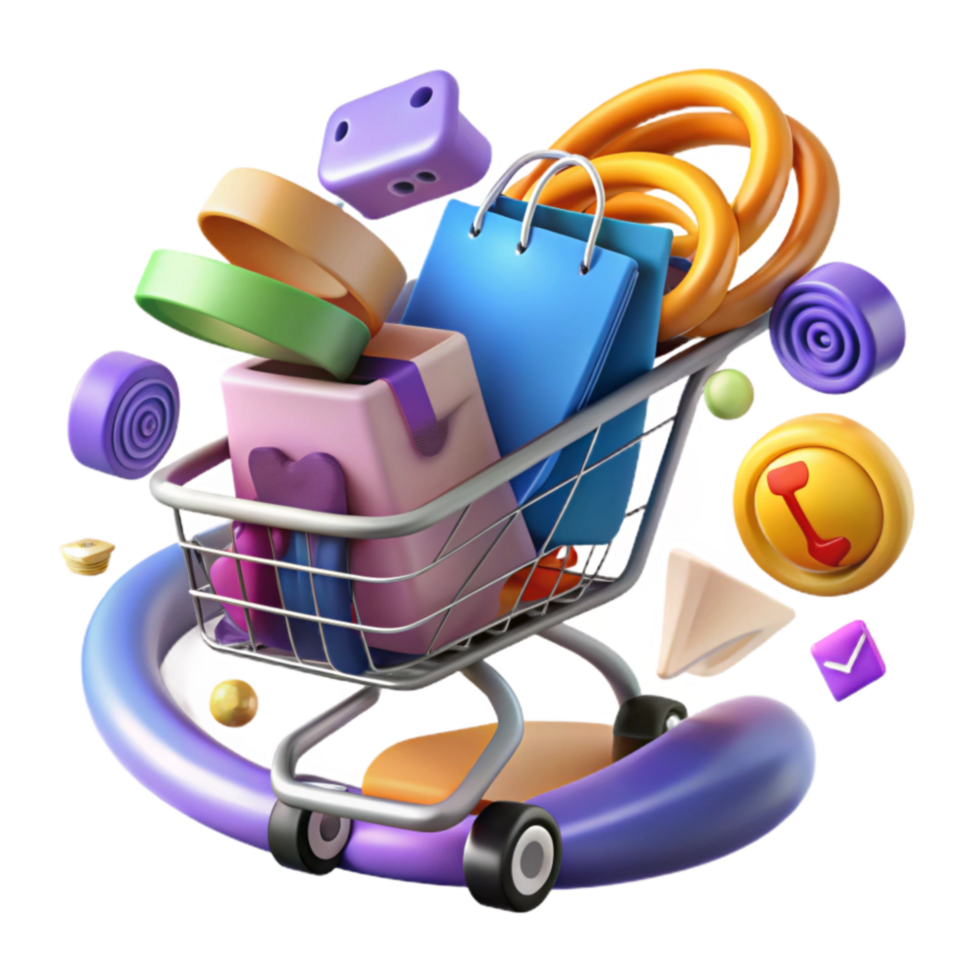 beautiful vintage Shopping Cart Overflow Online Retail Therapy premium 56592122 PNG
