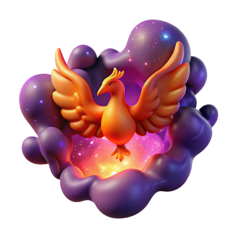 magnificent minimalist Cosmic Phoenix Rebirth in Nebula genuine ... magnificent minimalist Cosmic Phoenix Rebirth in Nebula genuine ...