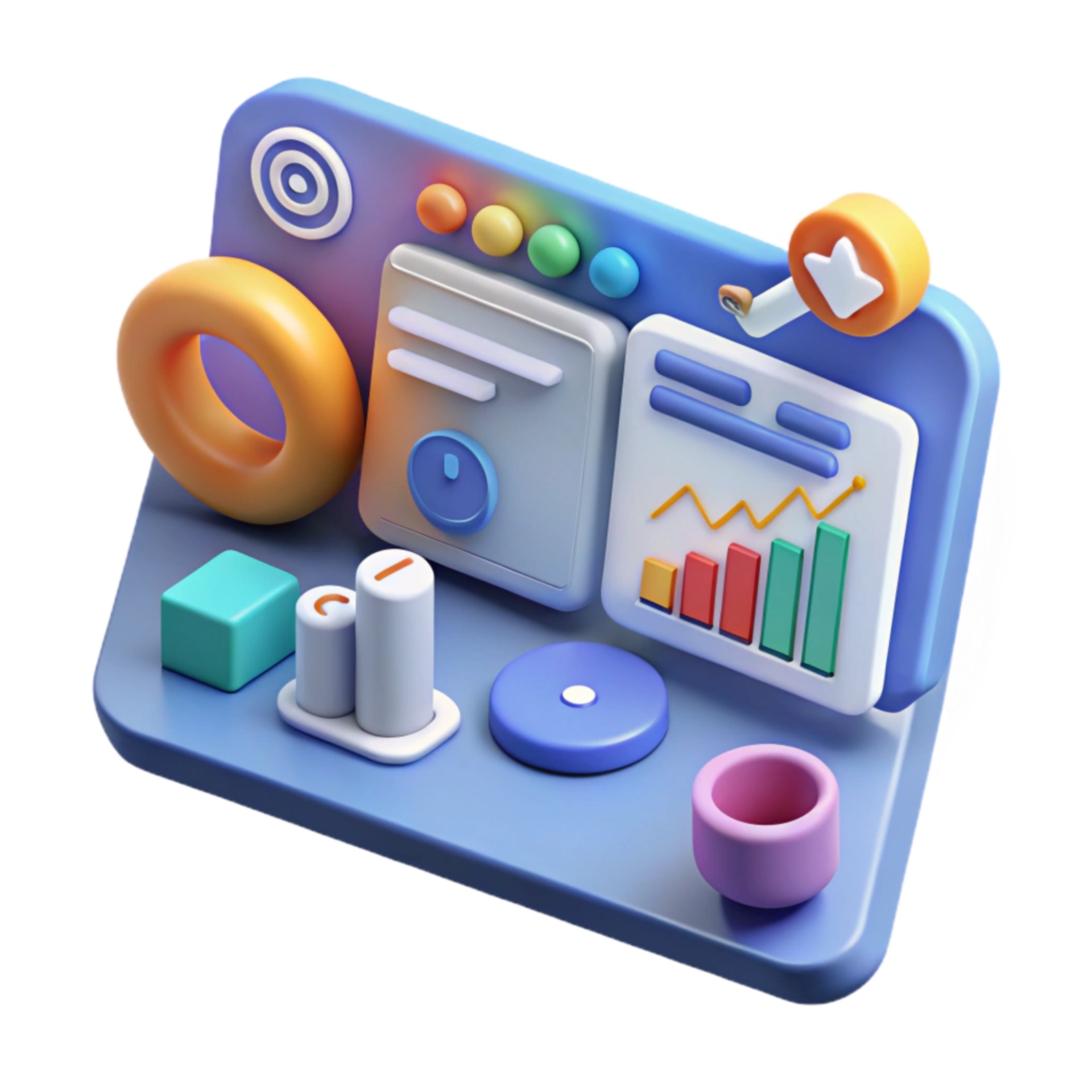 Impressive Rustic Data Dashboard Visualizing Progress Key Metrics Authentic 56599134 Png