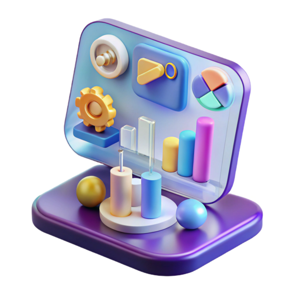 Serene Artistic Data Visualization Charts Graphs Dashboard Metrics