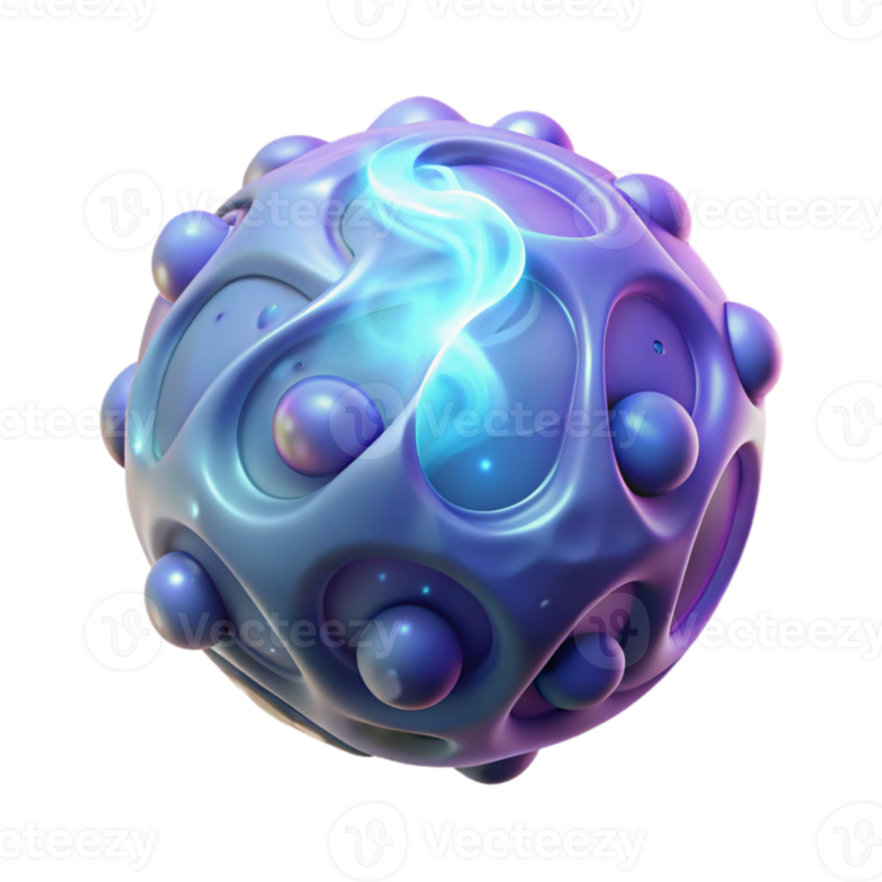 Stunning Traditional Abstract 3d Orb Celestial Energy Sphere Authentic