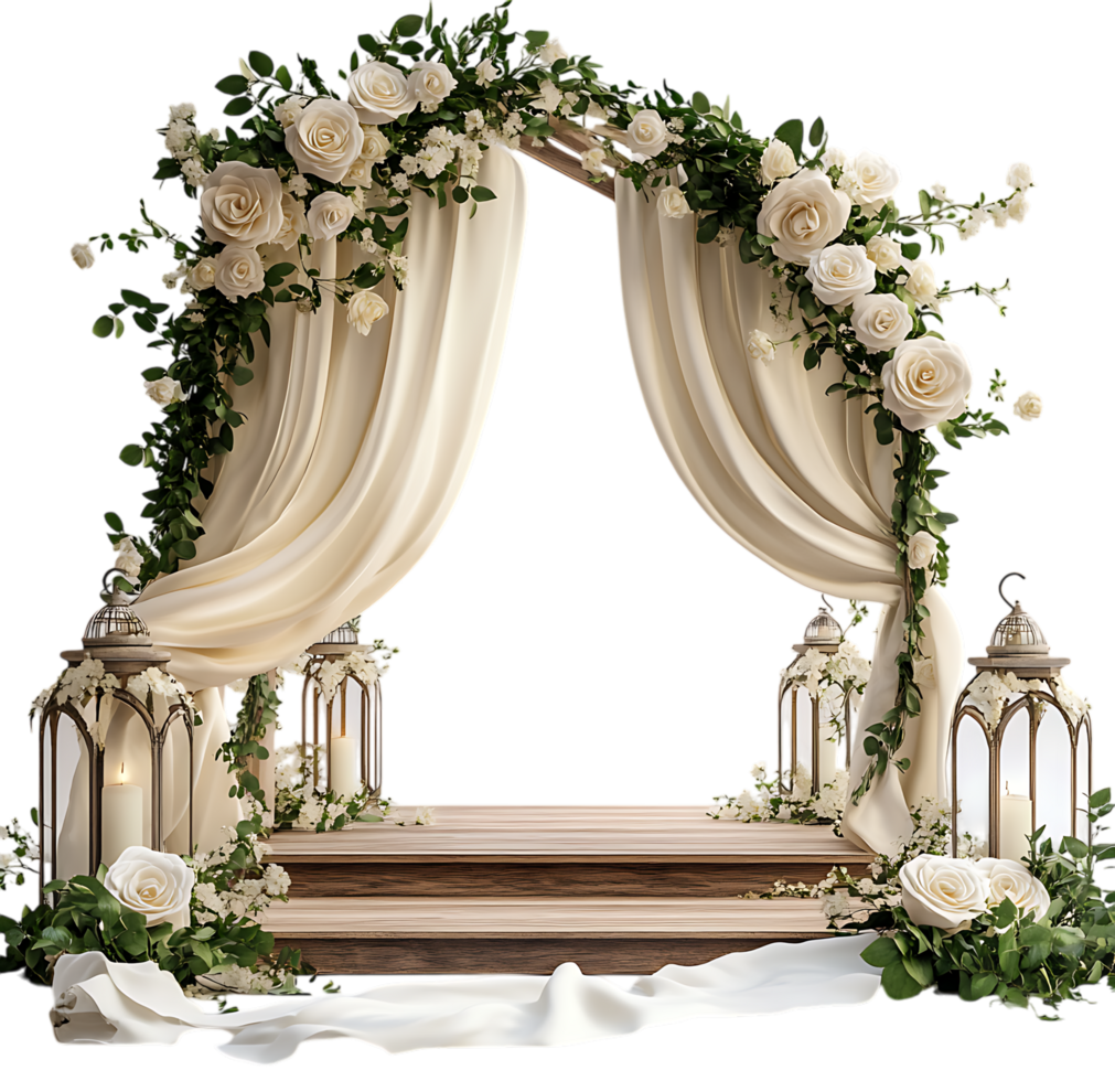 Wedding ceremony backdrop 56610604 PNG