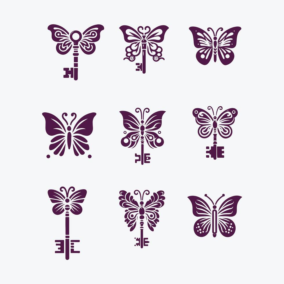 Flutter Key collection logo 56616520 Vector Art at Vecteezy