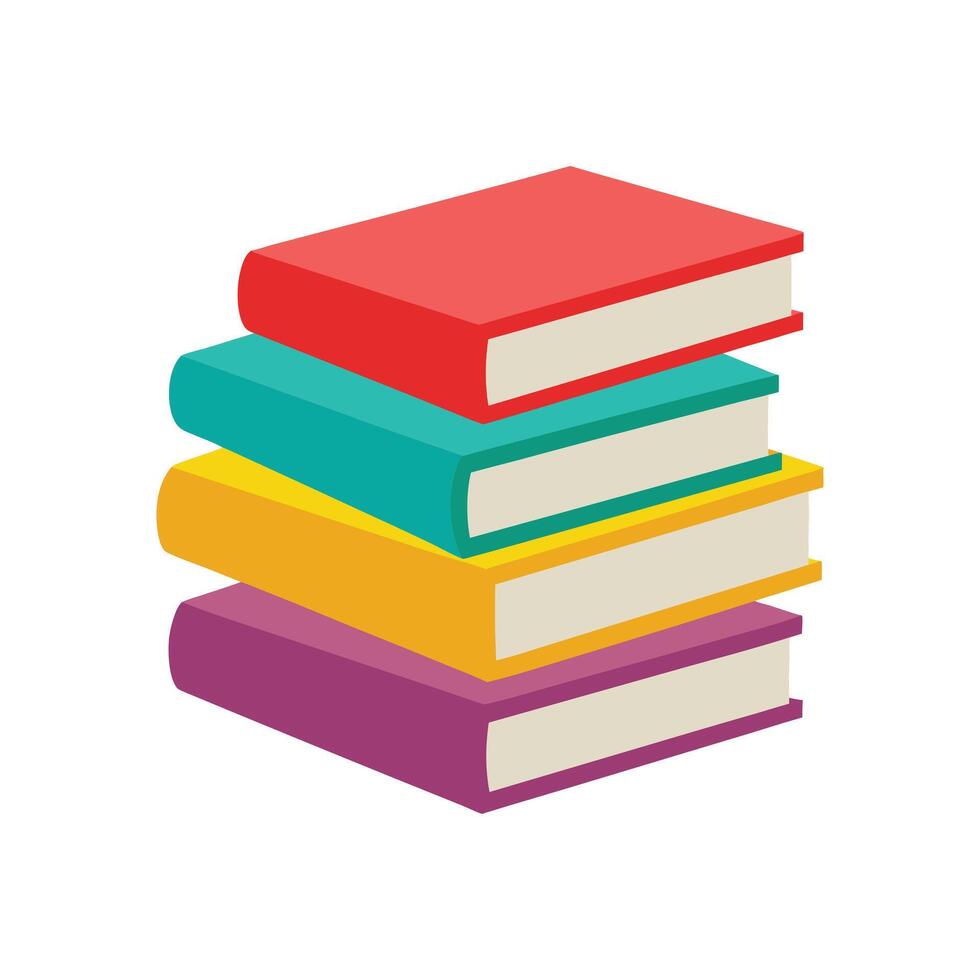Stack of Books A Classic Design for Learning and Knowledge Enthusiasts ...