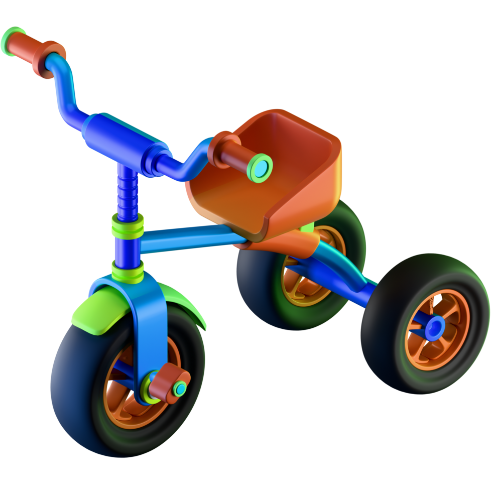 3D Icon three wheel bicylce for kids 56652030 PNG 3D Icon three wheel bicylce for kids 56652030 PNG
