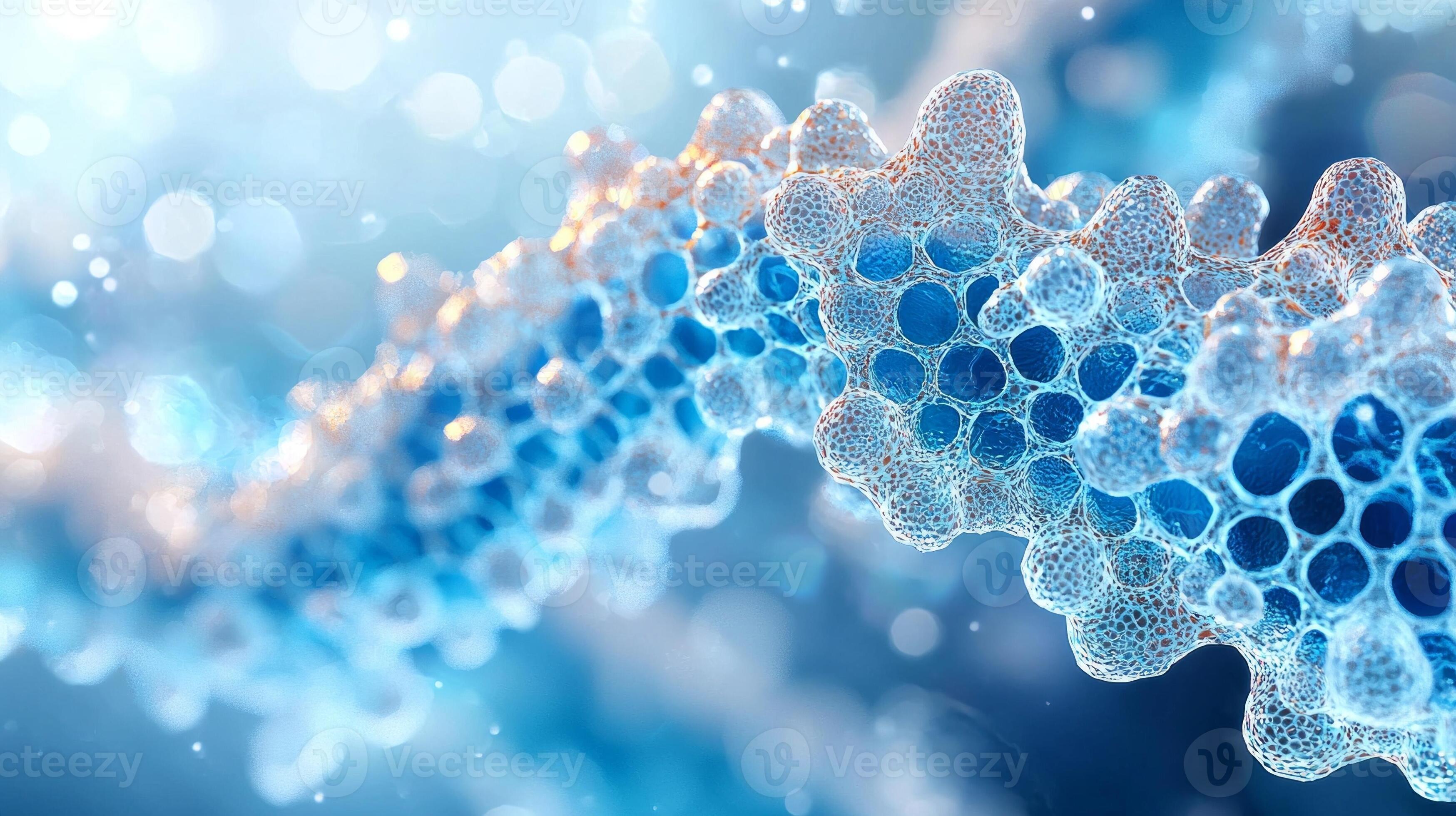 ultra detailed microscopic illustration showcases anatomical components ...