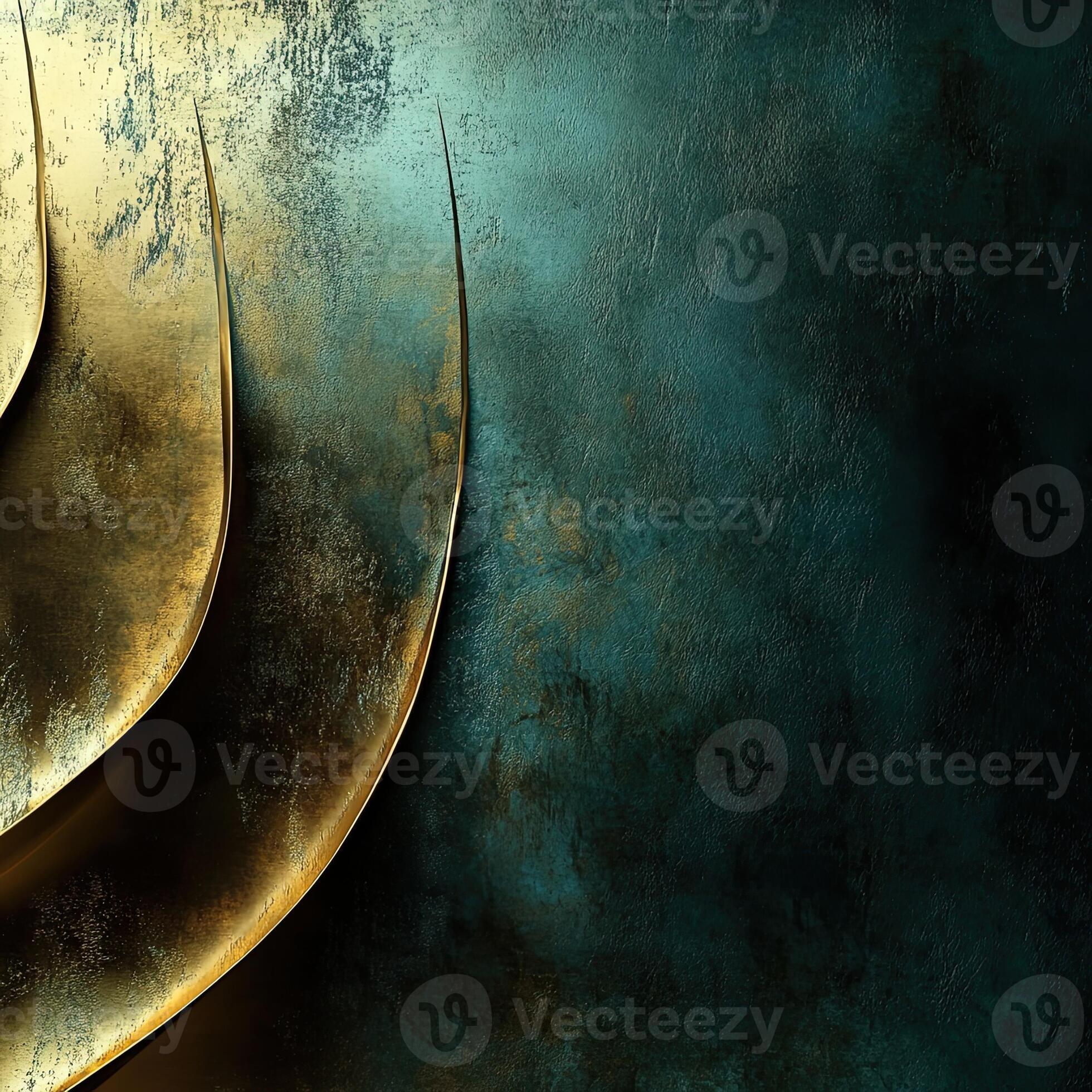 Abstract Metallic Waves Blend With Textured Backgrounds Creating An Artistic Composition Of