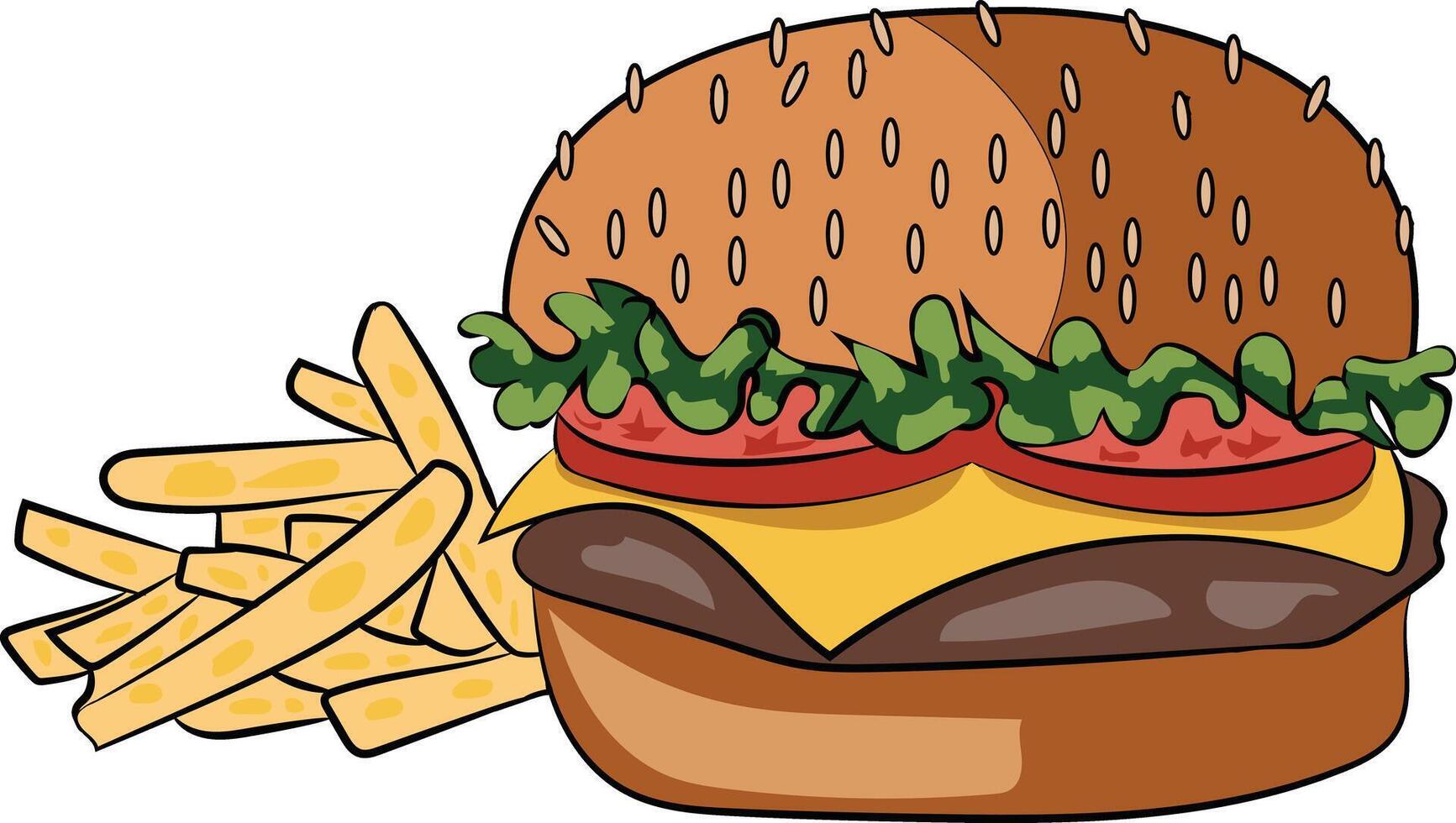Crafting the Perfect Burger 56663503 Vector Art at Vecteezy Crafting the Perfect Burger 56663503 Vector Art at Vecteezy