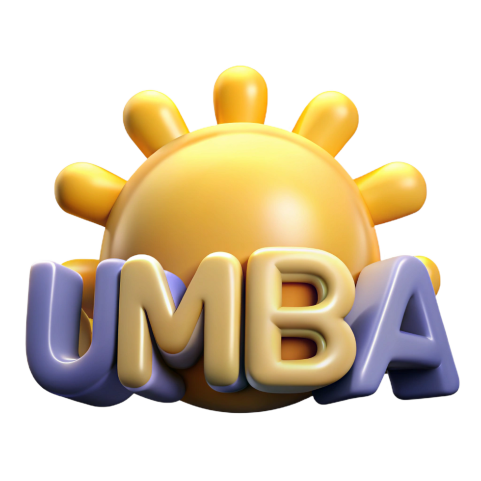 3D Sun and UMBA Text Illustration 56668031 PNG