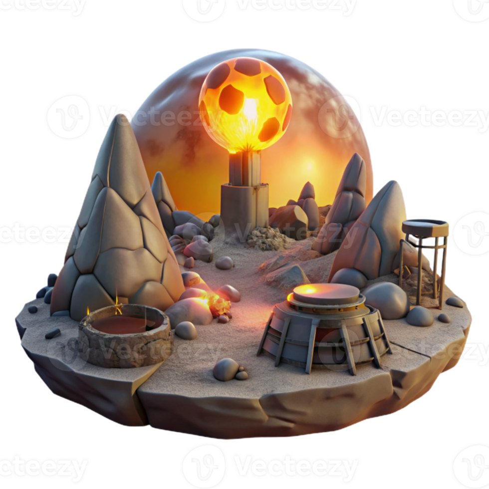 impressive artistic 3D Render Alien Planet Sunset Landscape premium ... impressive artistic 3D Render Alien Planet Sunset Landscape premium ...