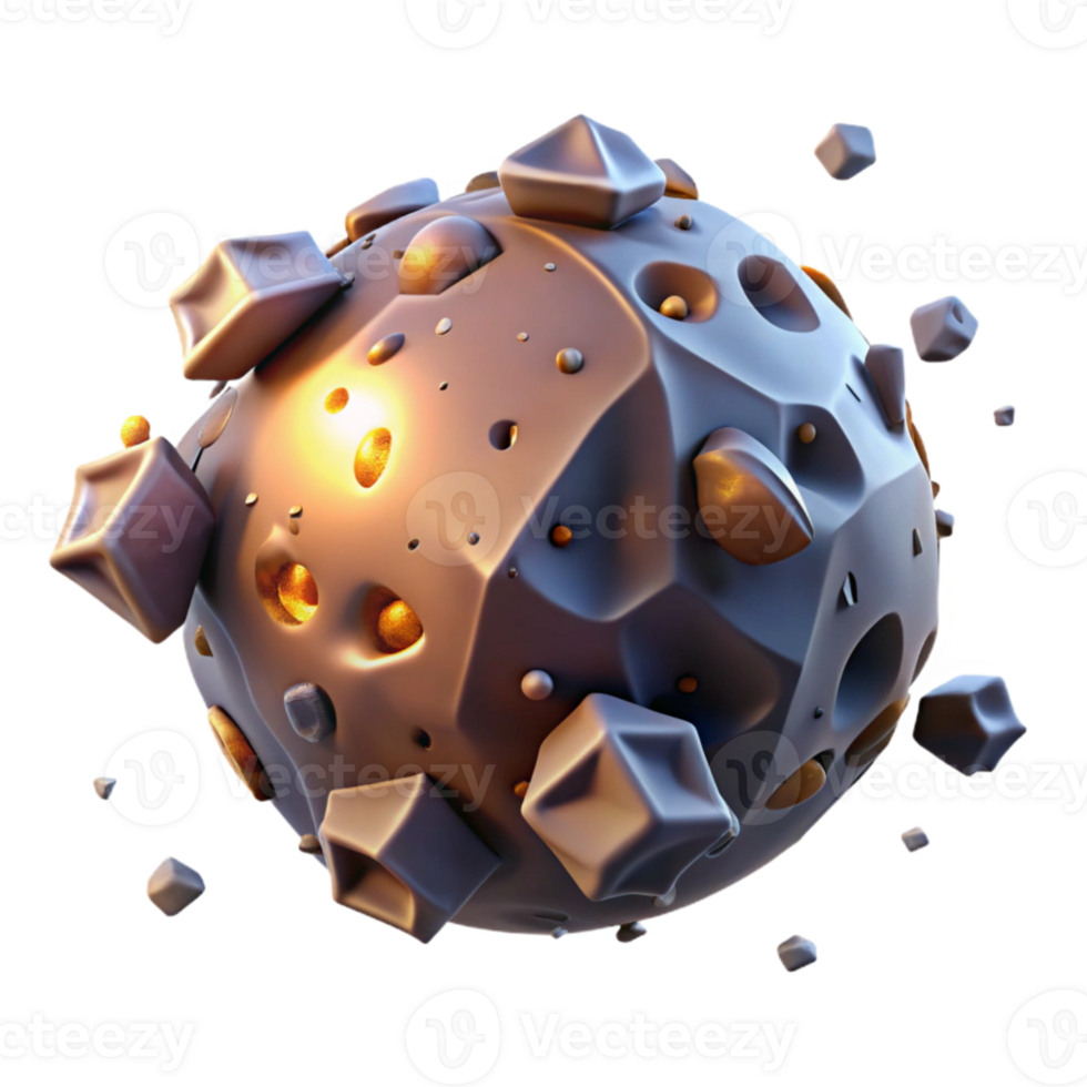 Magnificent Contemporary Abstract 3d Render Of A Glowing Sphere